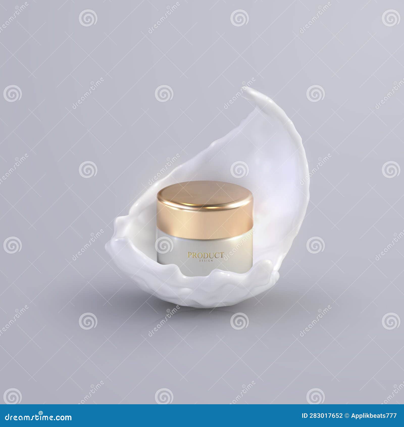 Moisturizing Cream Ad Poster Template Stock Vector - Illustration of ...