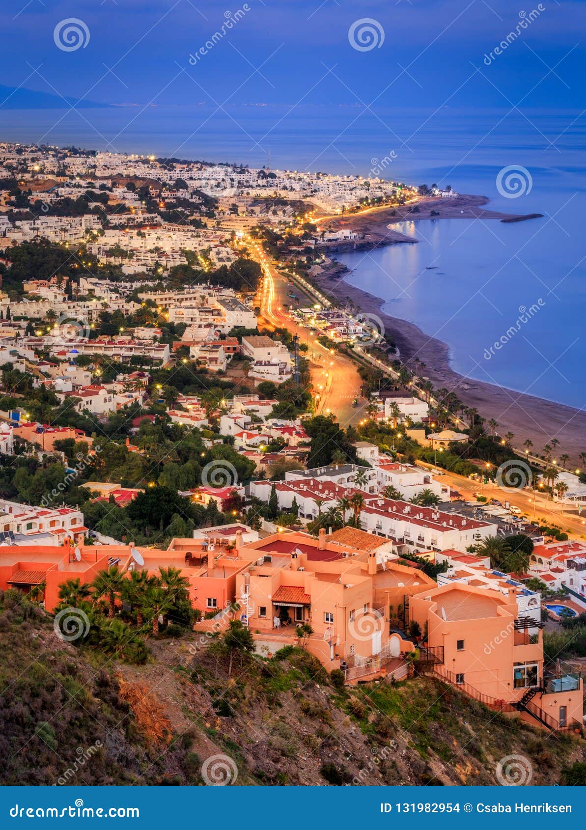 Mojacar playa stock photo. Image of ocean, coast, nature - 131982954
