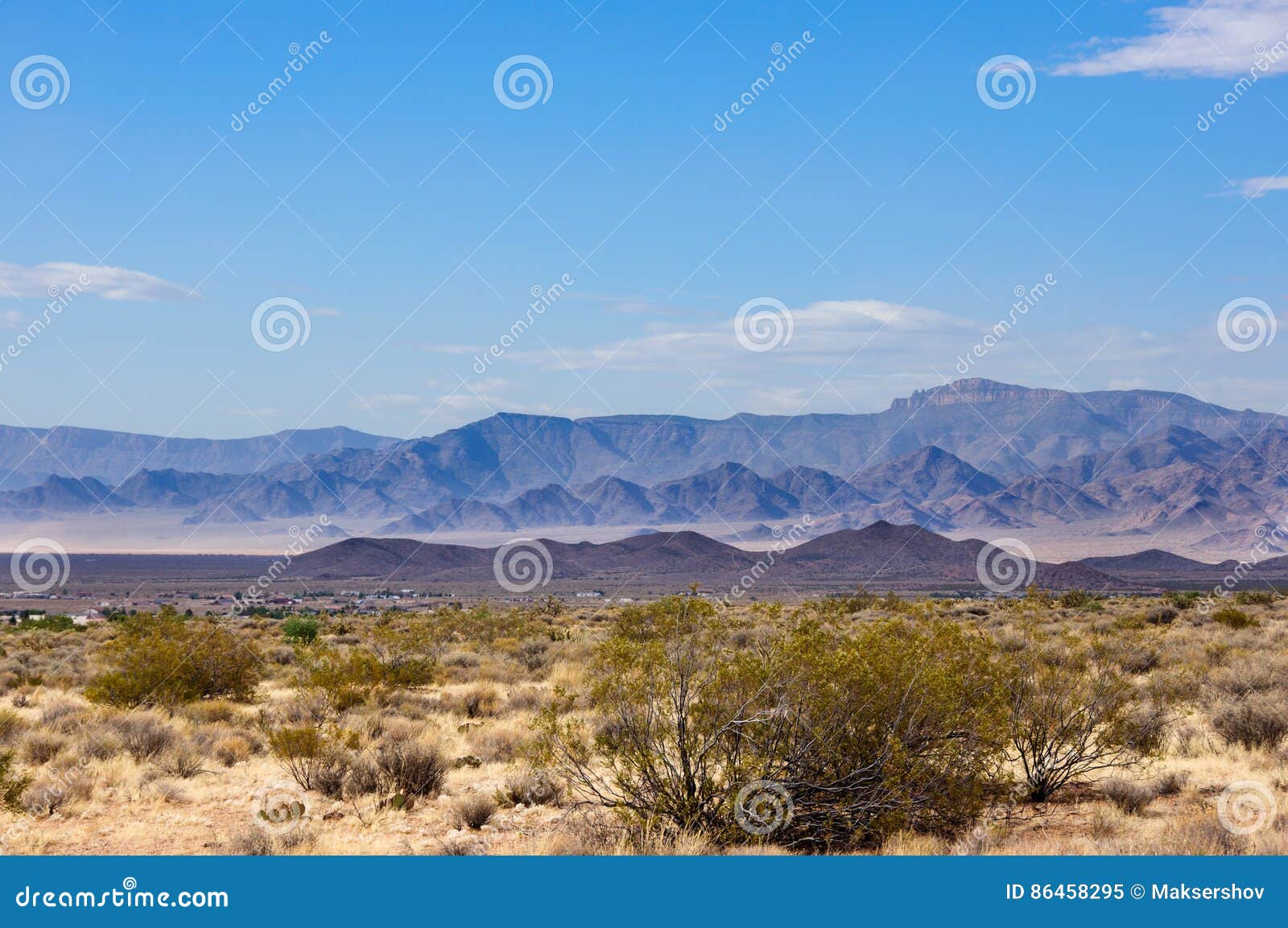 Mojave Desert in Arizona, USA Stock Image - Image of national, storm ...