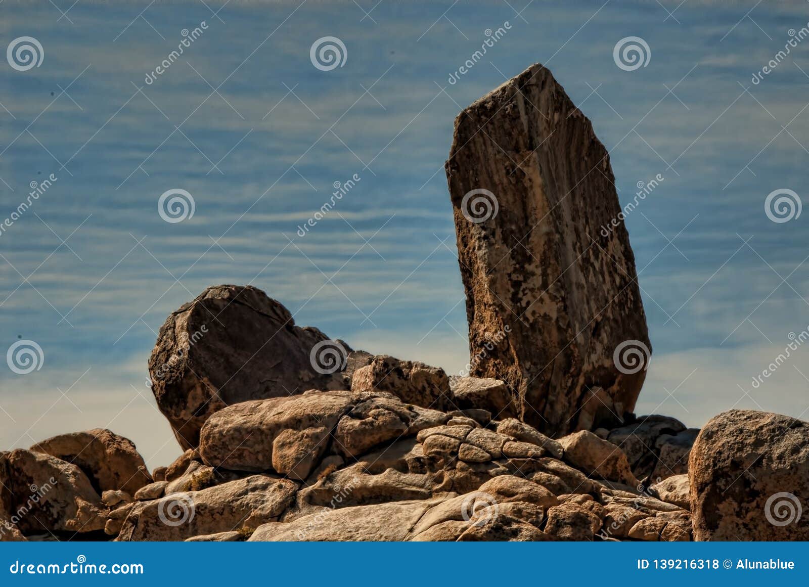 Mojave Desert Boulders stock photo. Image of white, california - 139216318