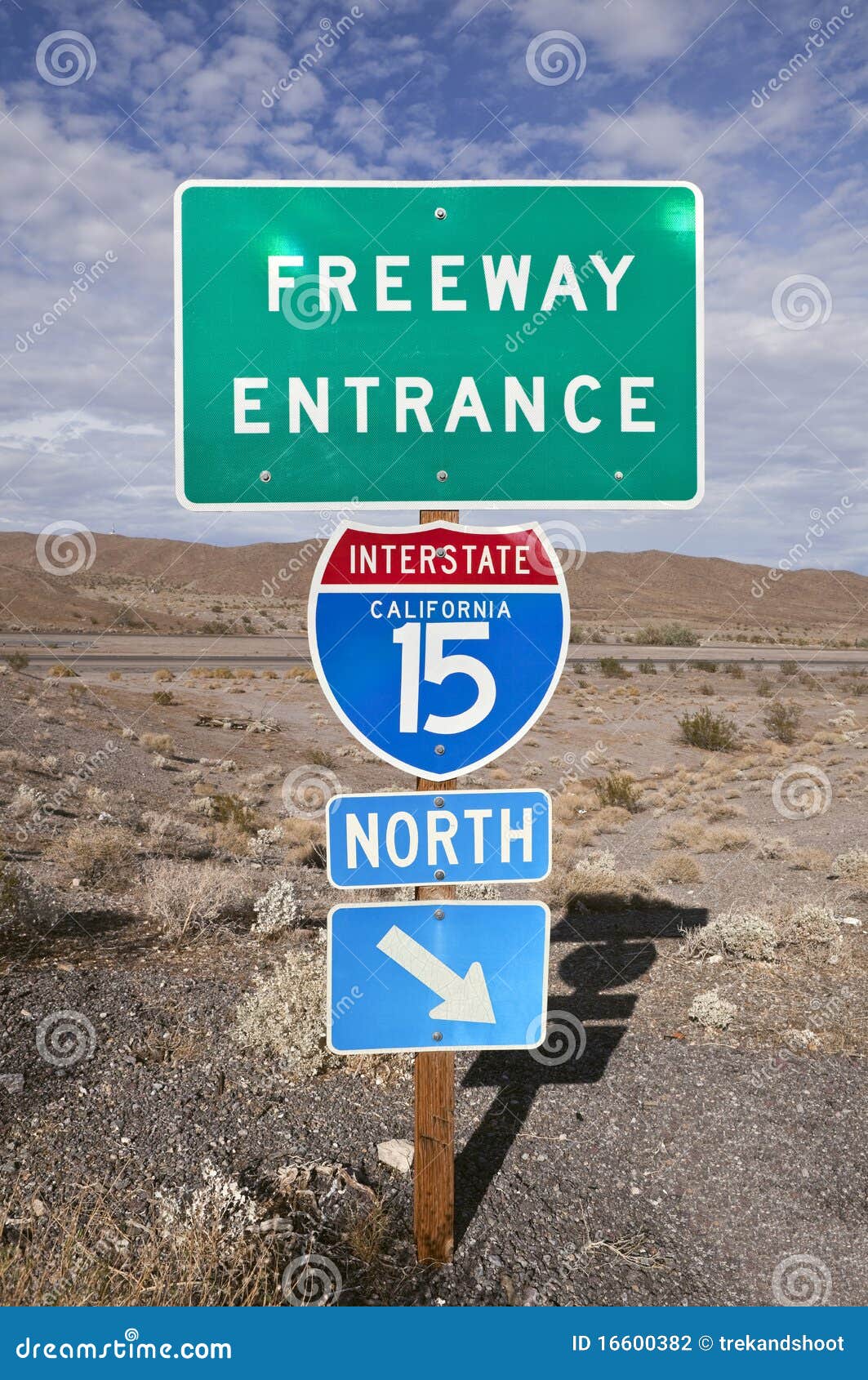 Mojave Freeway stock photo. Image of california, mojave - 16600382