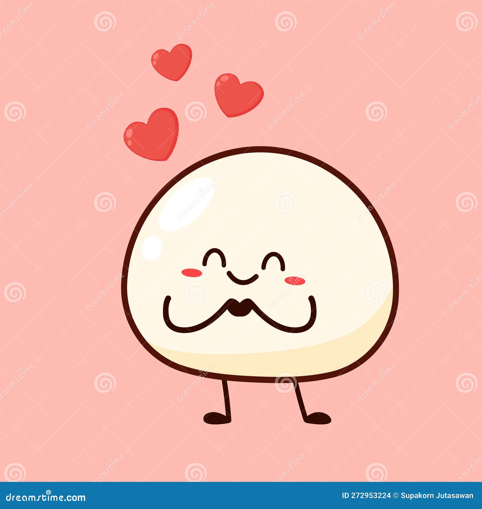 Mochi Icon Vector. Mochi Logo Design. Japanese Rice Dessert Stock ...