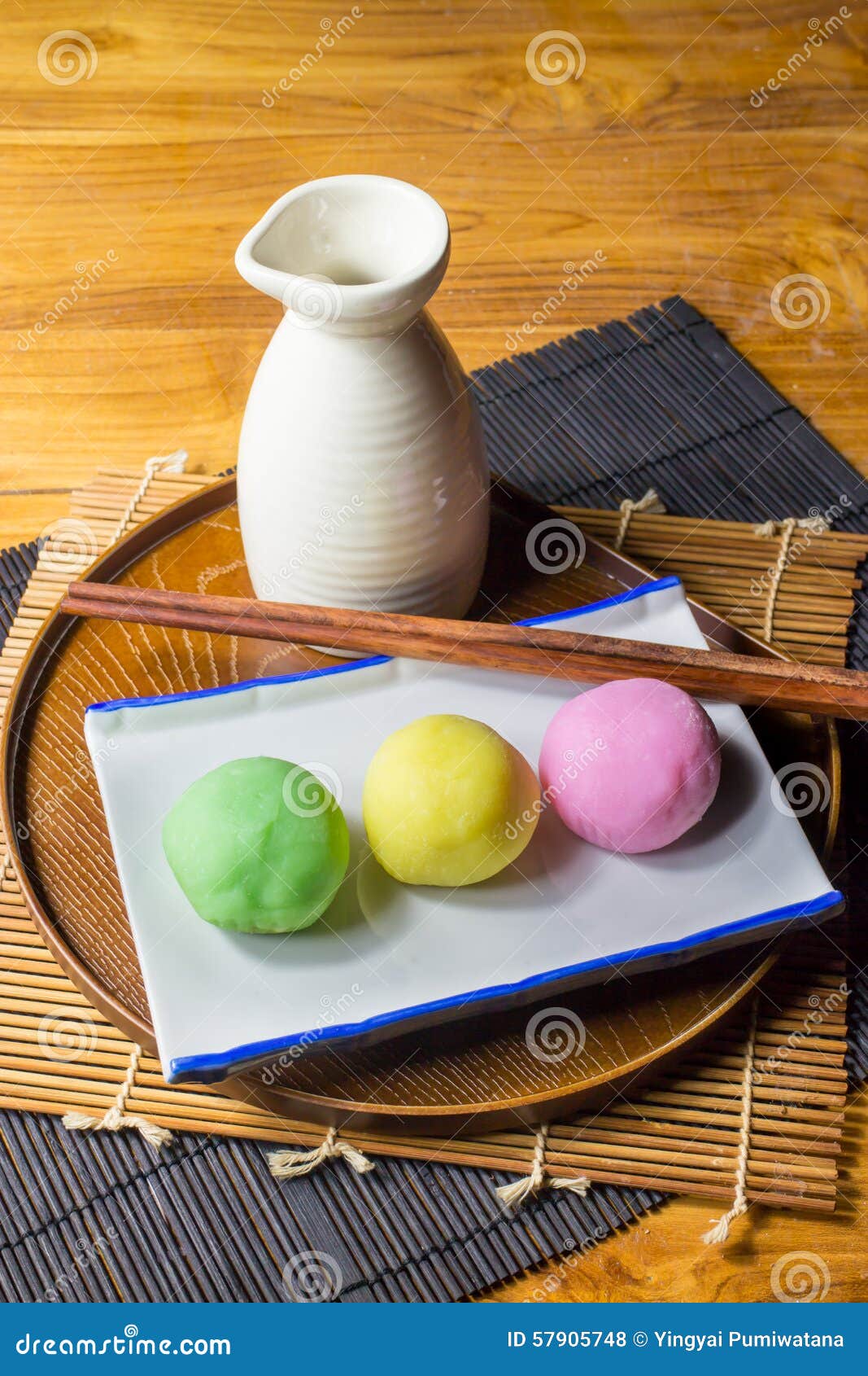 Moji Japanese sweets stock photo. Image of blossom, back - 57905748
