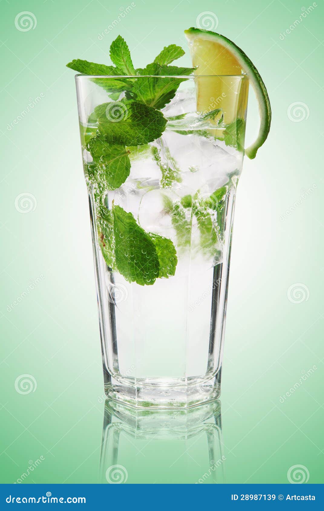 Mojito stock image. Image of nonalcoholic, cocktail, beverage - 28987139