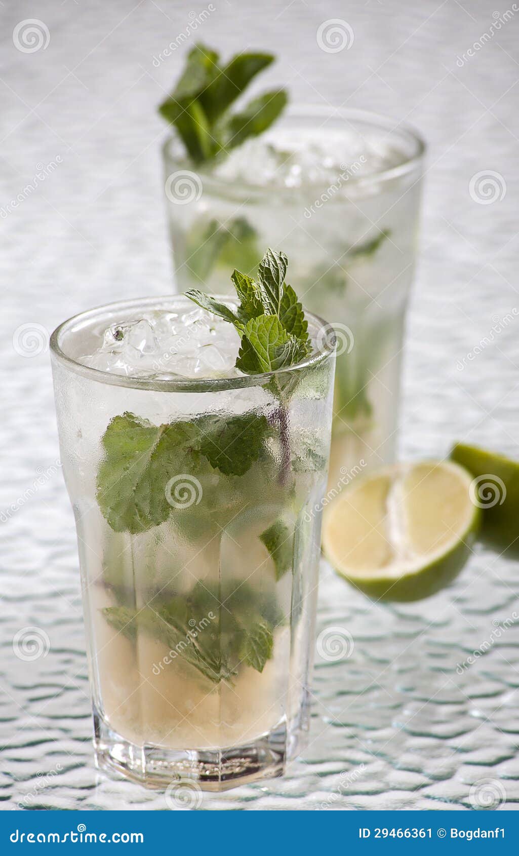 Mojito stock image. Image of cocktail, mojito, glasses - 29466361