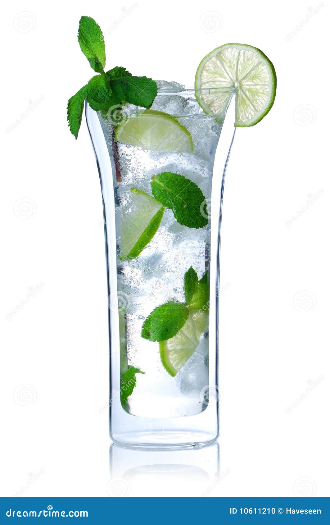 Mojito cocktail stock photo. Image of fruit, cold, isolated - 10611210