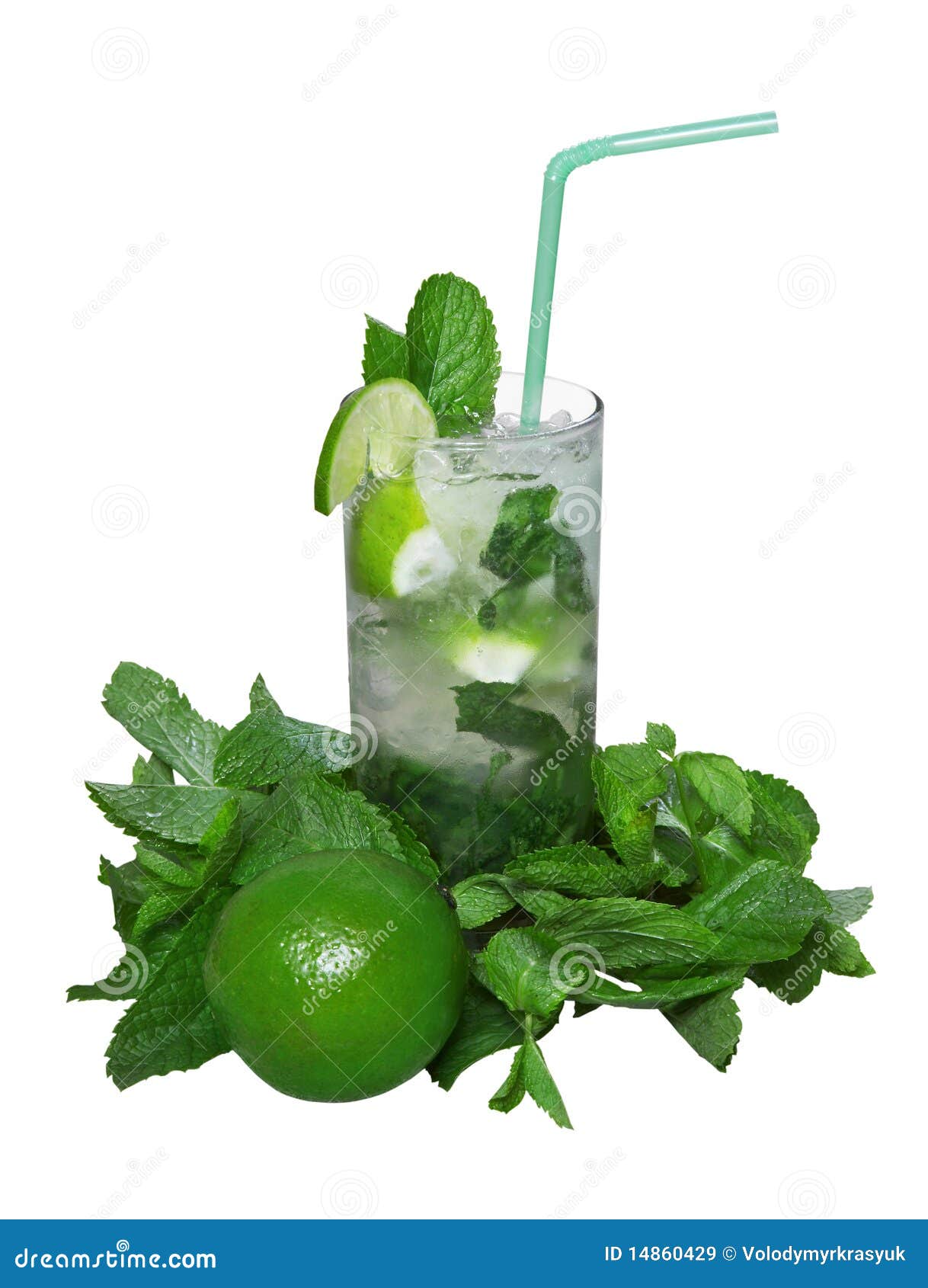 Mojito cocktail stock image. Image of mojitos, green - 14860429