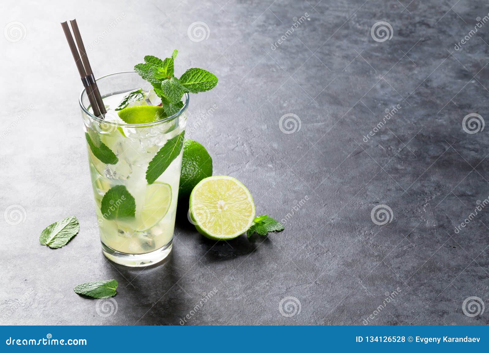 Mojito cocktail stock photo. Image of fresh, decoration - 134126528