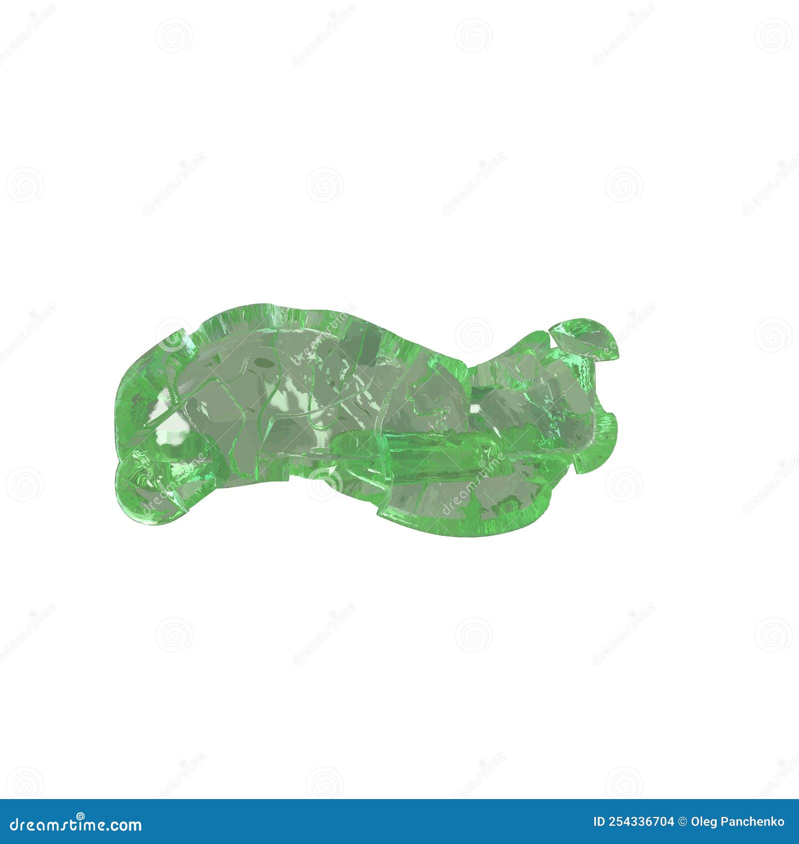 Mojito Colored Chipped Ice Symbol Stock Vector - Illustration of splash ...