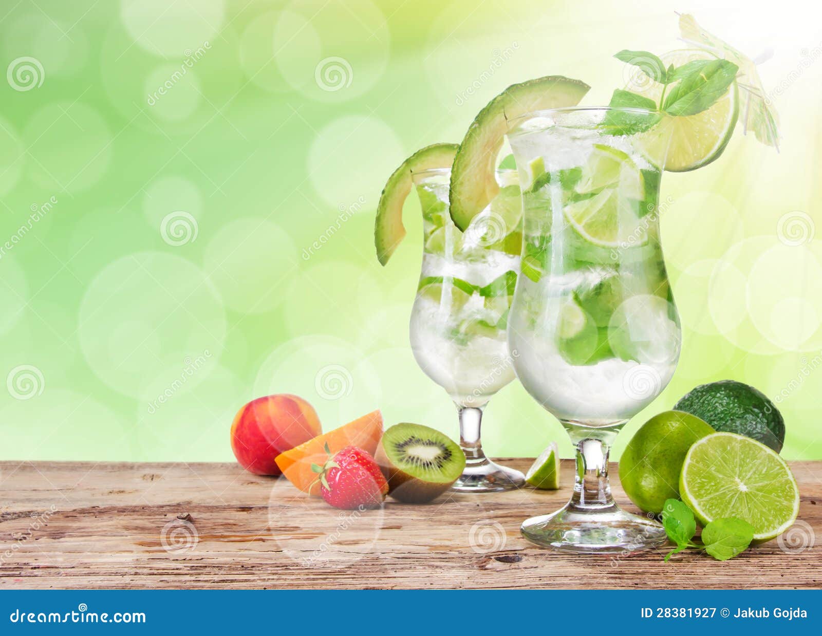 Mojito drinks stock image. Image of cocktail, copy, blur - 28381927