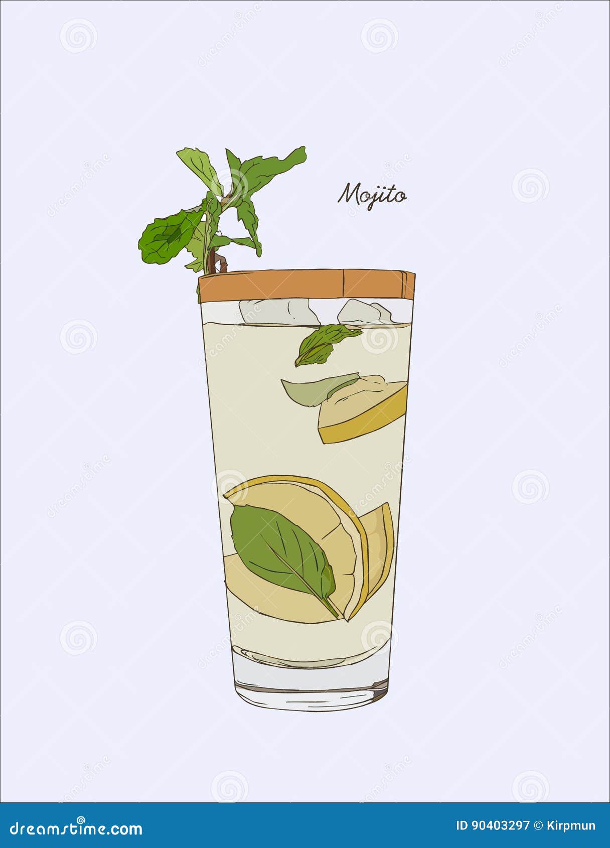 Mojito Vector Illustration | CartoonDealer.com #90403297
