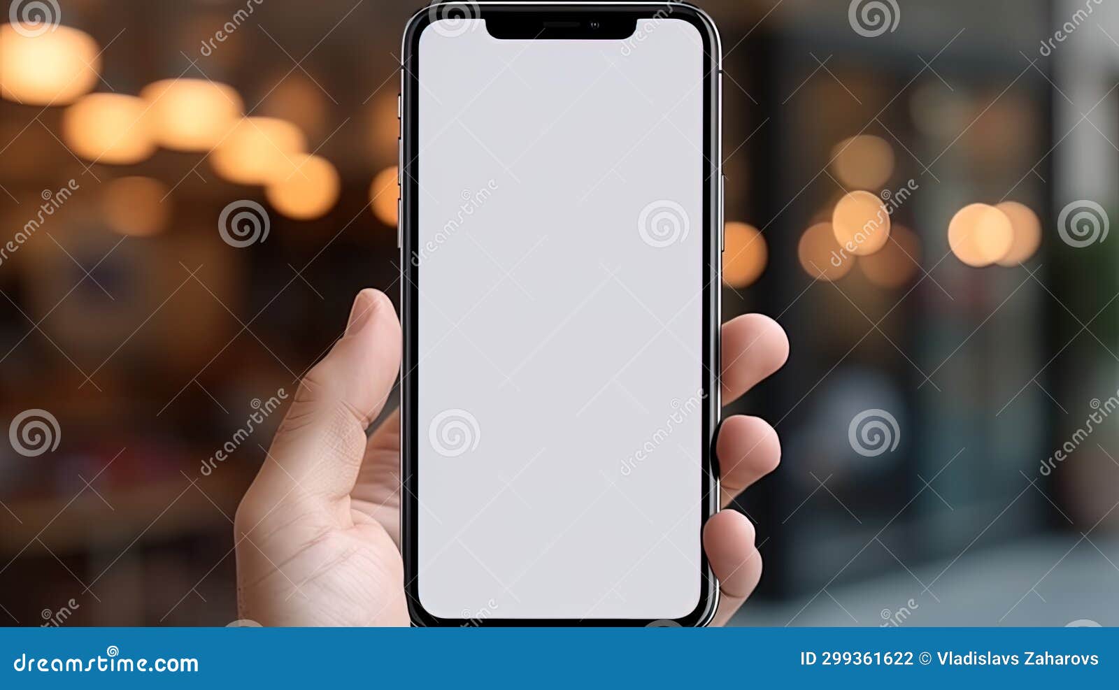 Mokap Hands with a Phone, Creating a Realistic Visual Presentation of ...