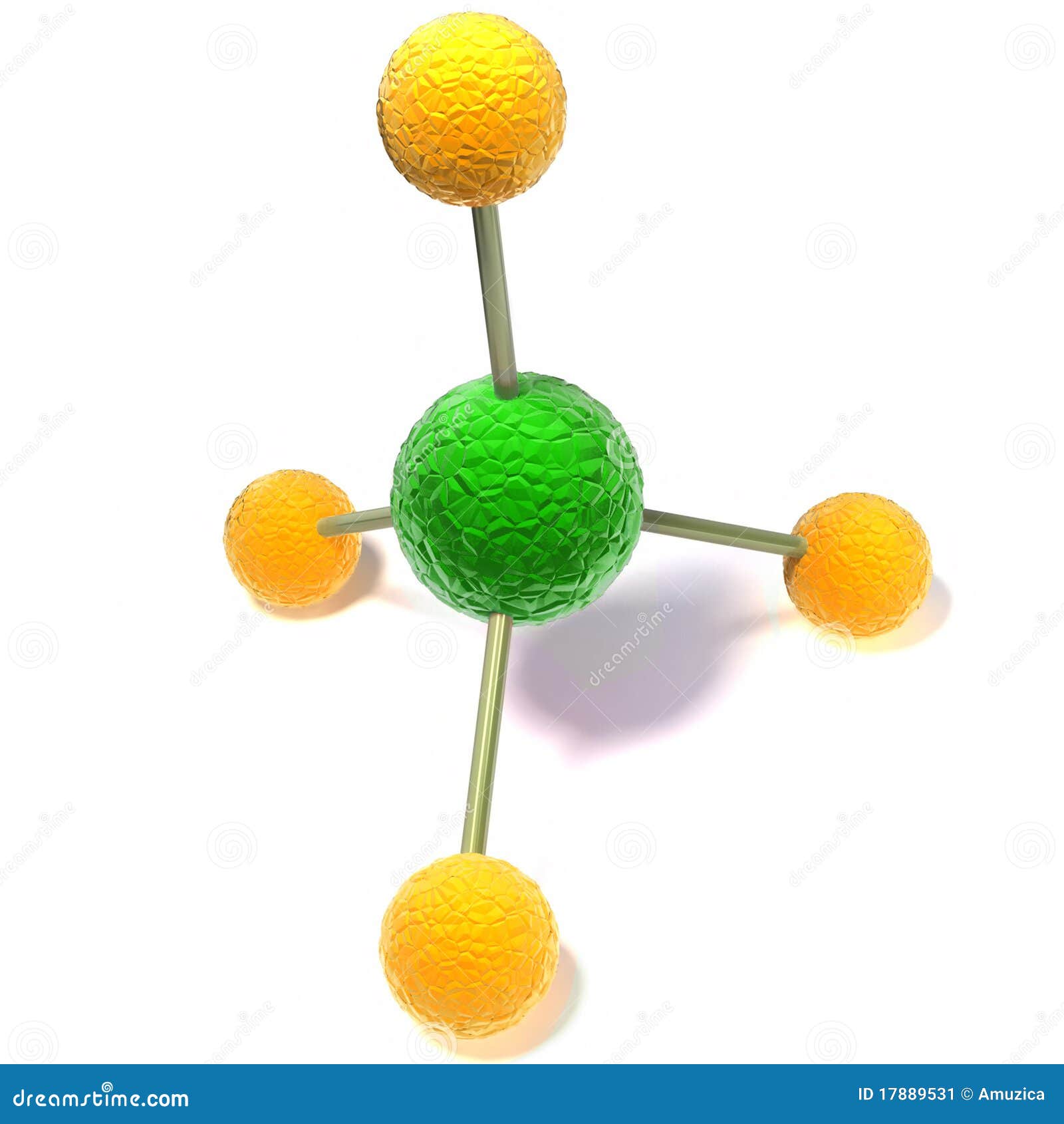 Molécula 3d stock de ilustración. Ilustración de molécula - 17889531