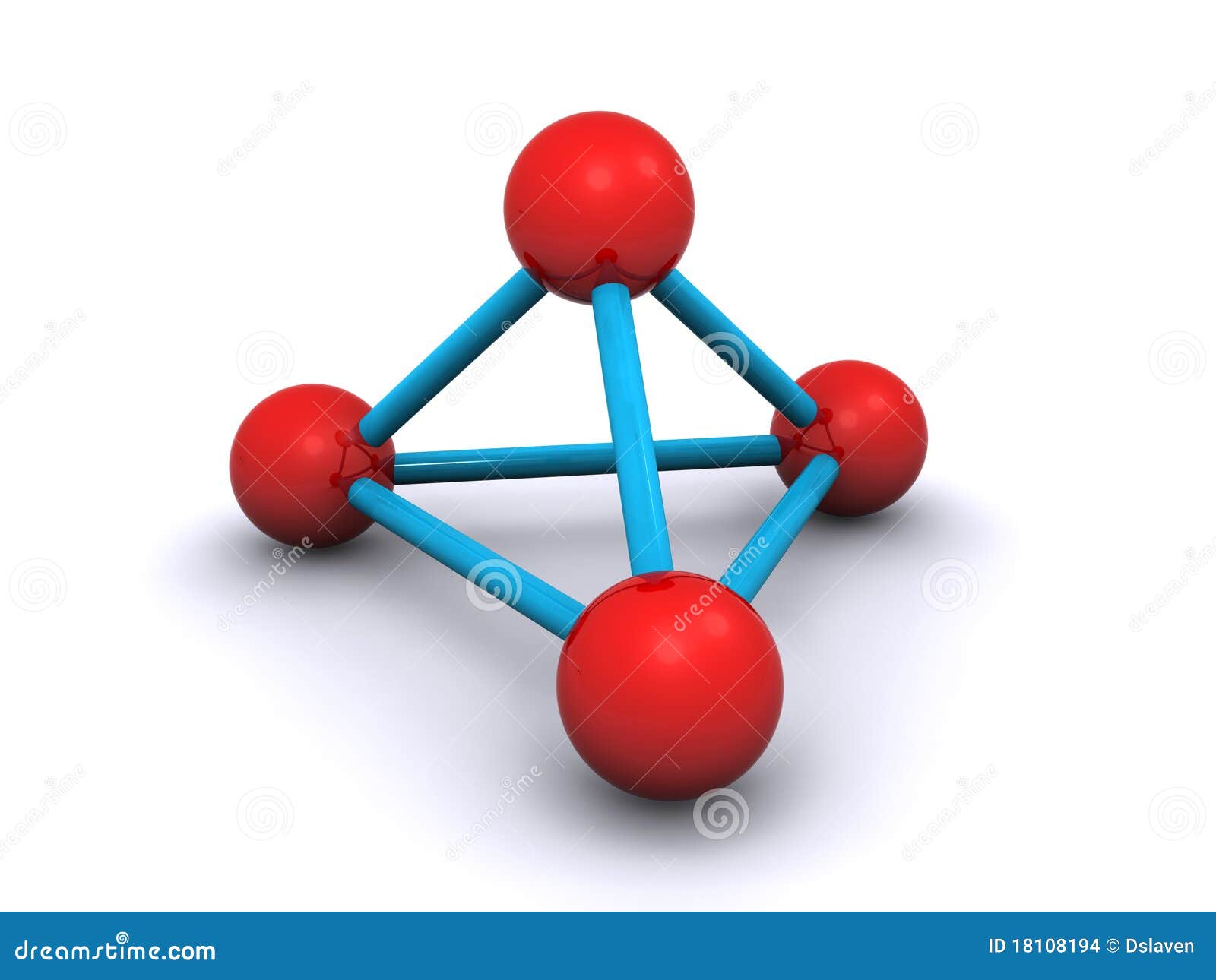 Molécula 3d stock de ilustración. Ilustración de genética - 18108194