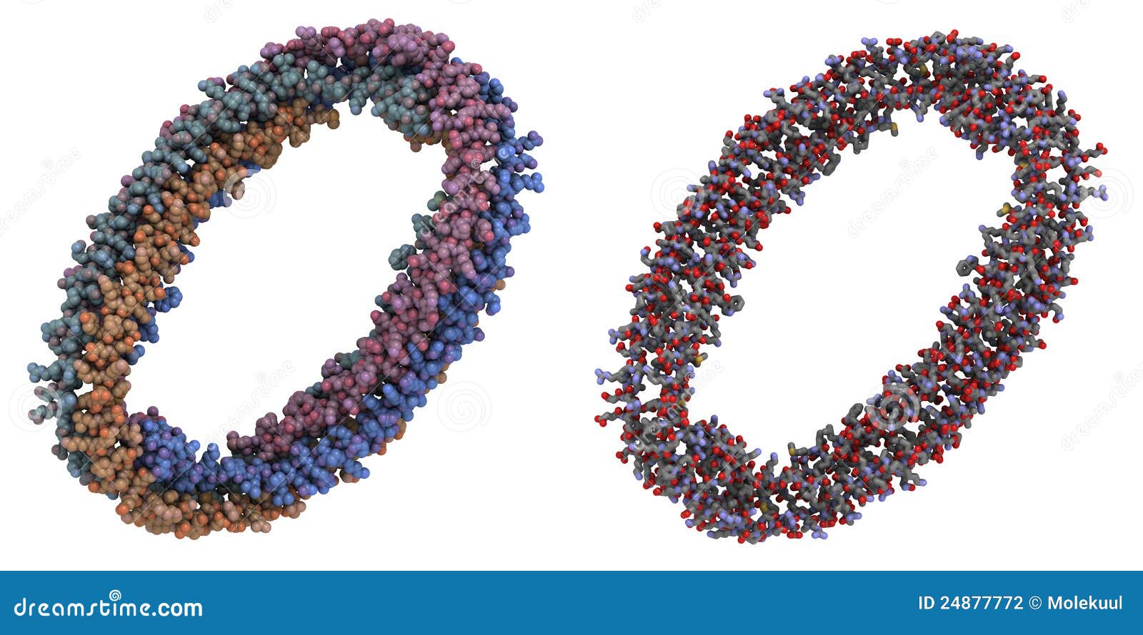 Molécula De Apolipoprotein a-I Stock de ilustración - Ilustración de ...