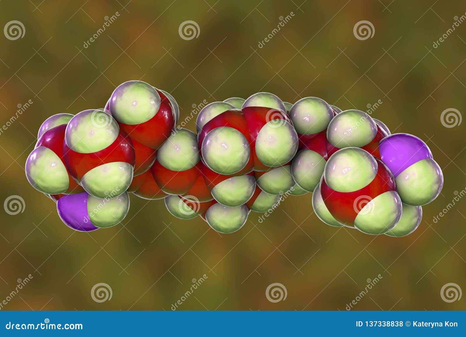Molécula De Calcidiol, Forma Activa De La Vitamina D3 Foto de archivo ...