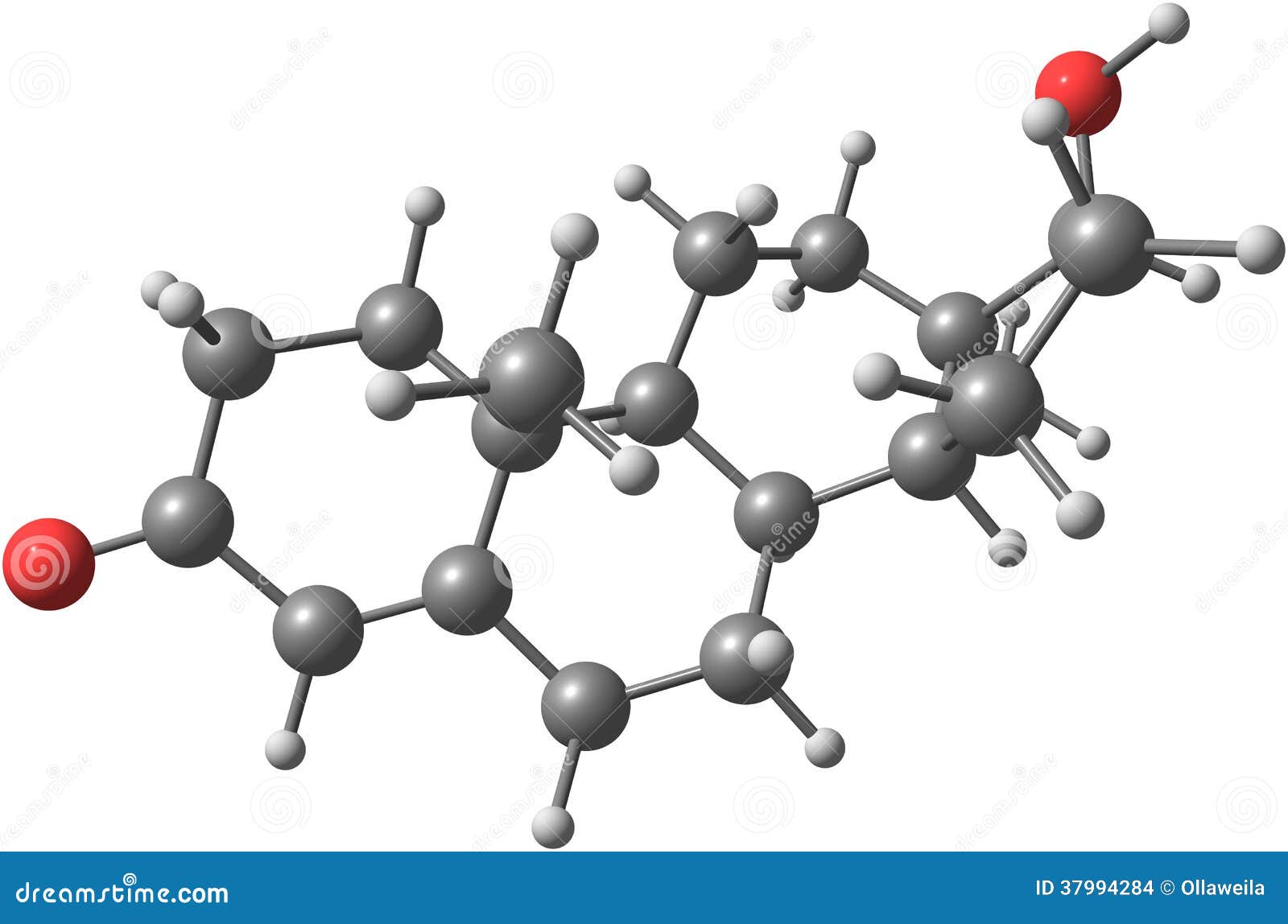 Molécula De La Testosterona Stock de ilustración - Ilustración de ...