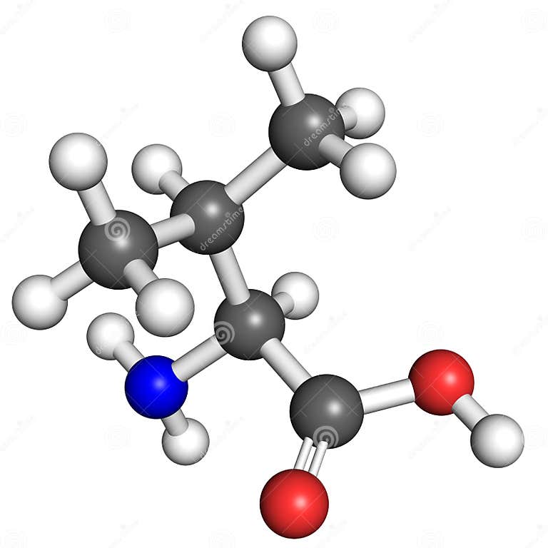 Molécula de la valina stock de ilustración. Ilustración de esencial ...