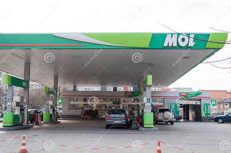 Mol gas station editorial photo. Image of auto, background - 51943091