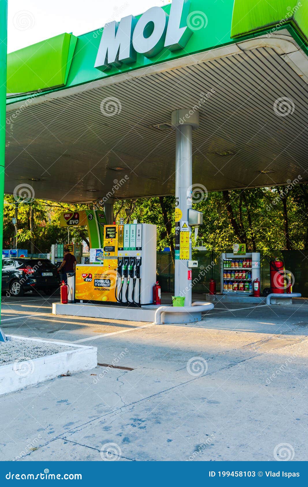 MOL Gas Station in Bucharest, Romania, 2020 Editorial Stock Photo ...