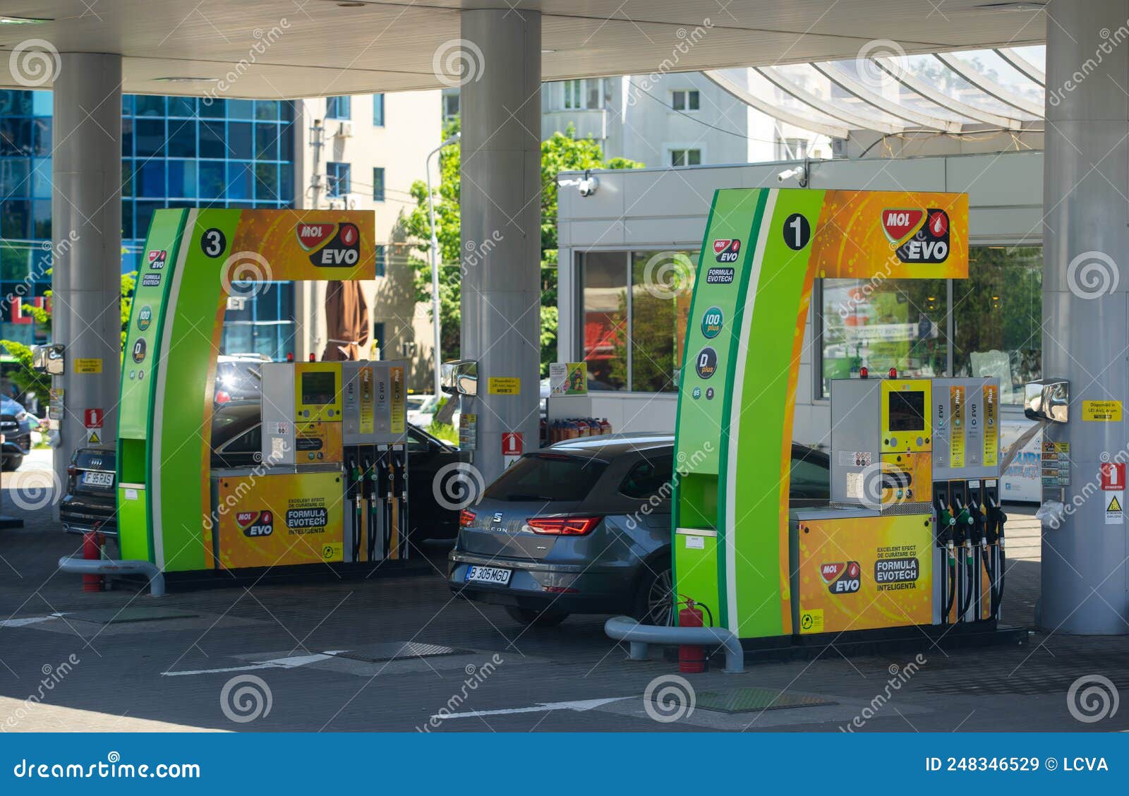 MOL gas station editorial stock image. Image of romania - 248346529