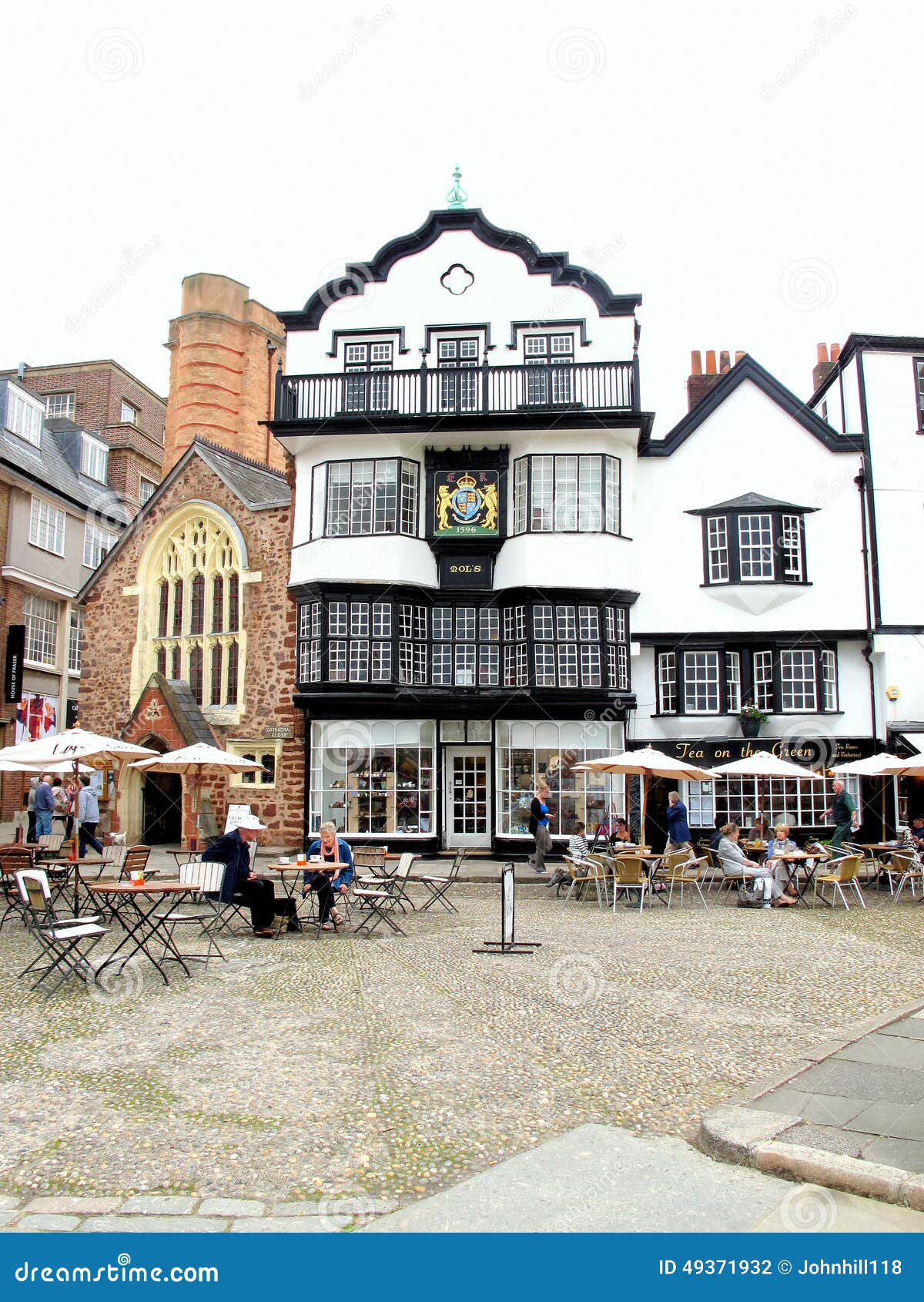 Mol S Cafe, Exeter, Devon, UK. Editorial Photography - Image of windows ...