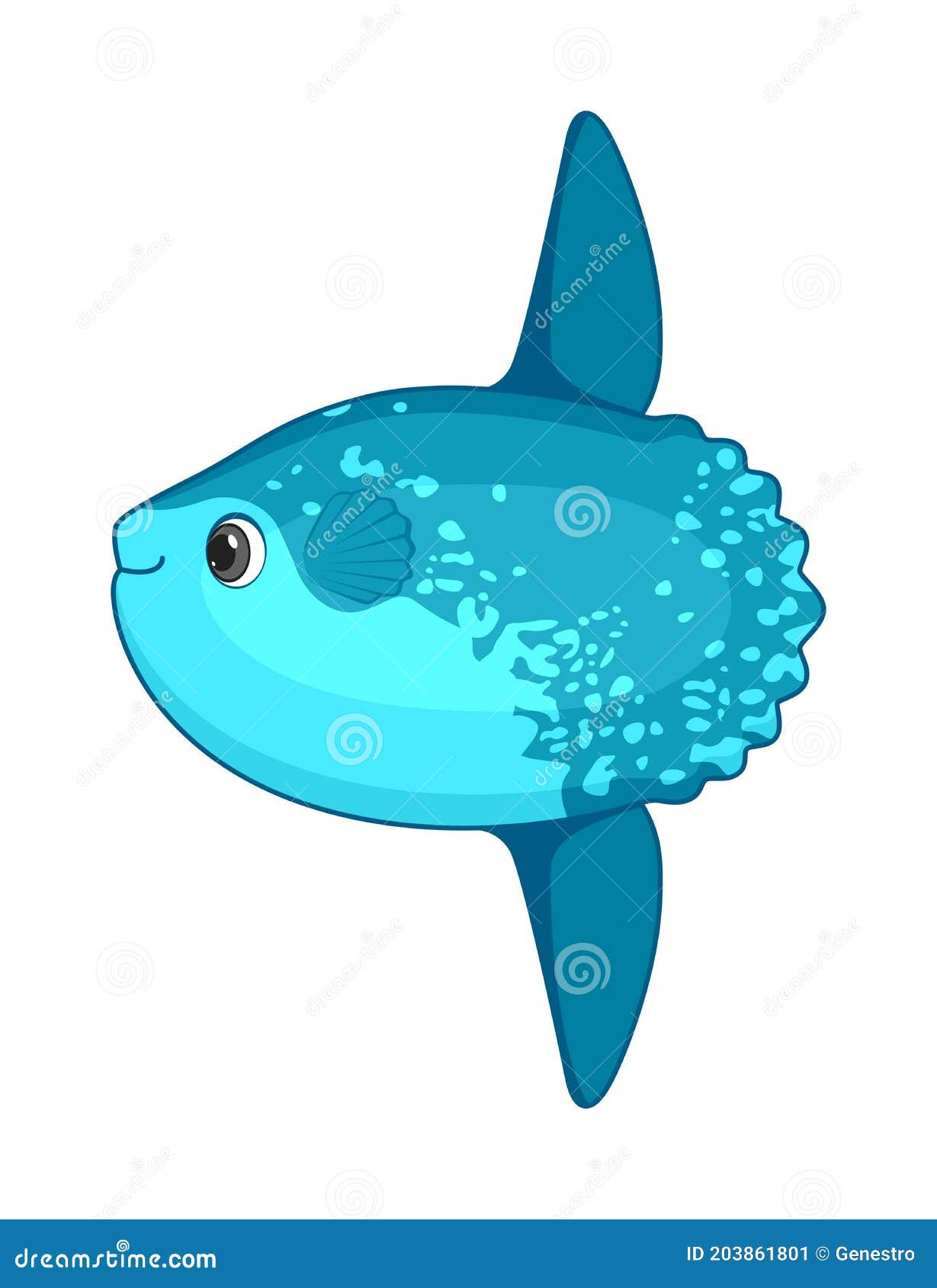 Fish Mola Mola Line Art Icon Logo Vector | CartoonDealer.com #238492420