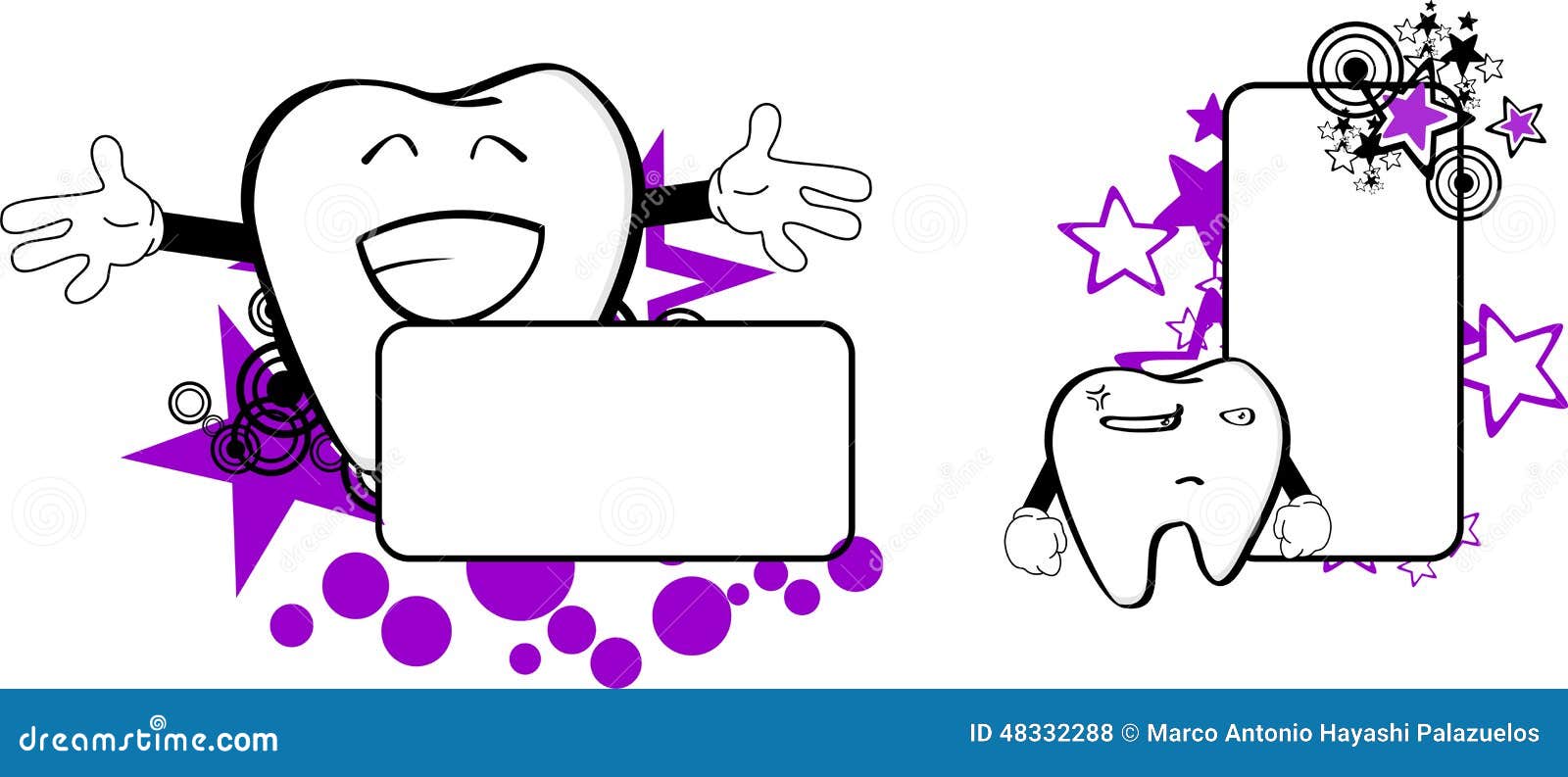 Molar Dental Cartoon Copyspace3 Stock Vector - Illustration of cartoon ...