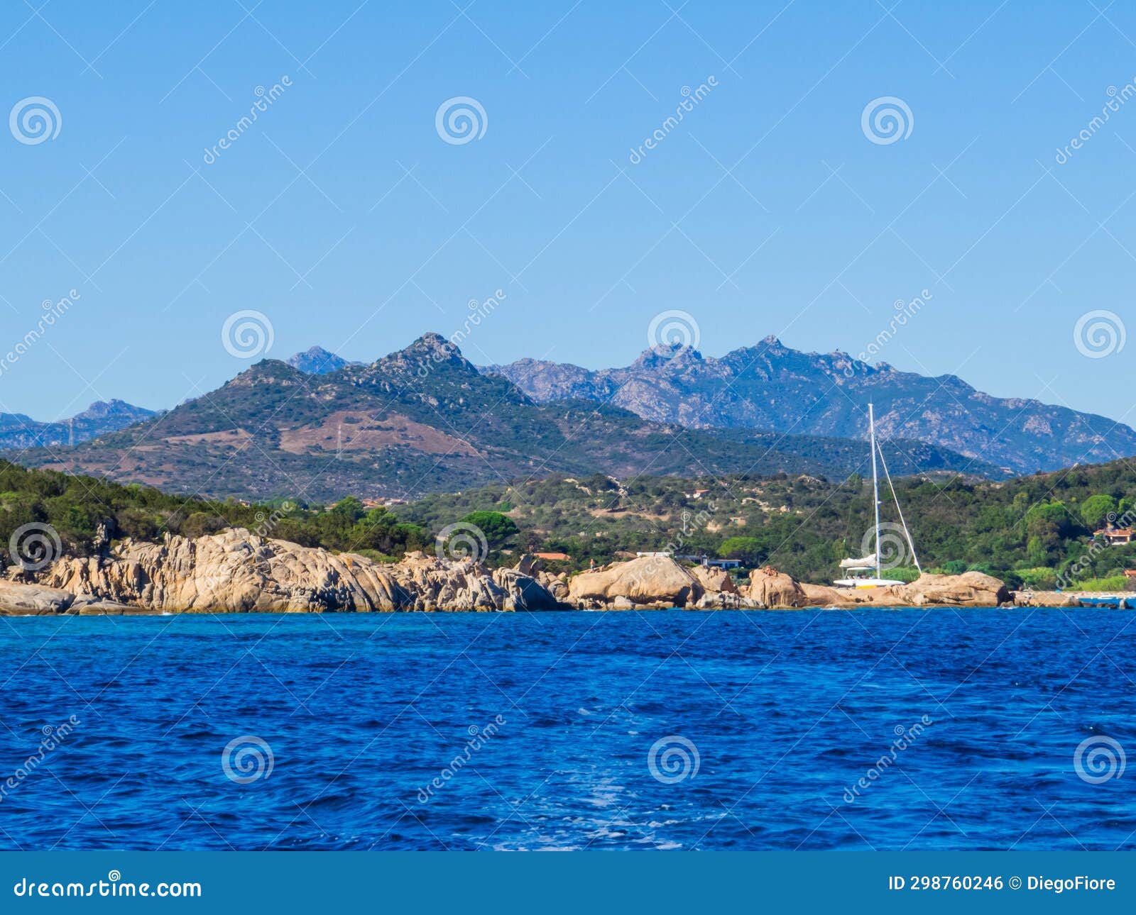 Molara Island, Sardinia stock photo. Image of mediterranean - 298760246