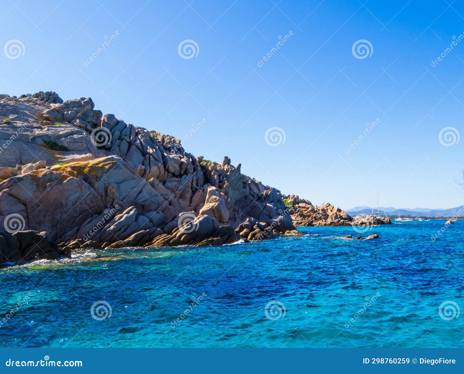 Molara Island, Sardinia stock image. Image of landscape - 298760259
