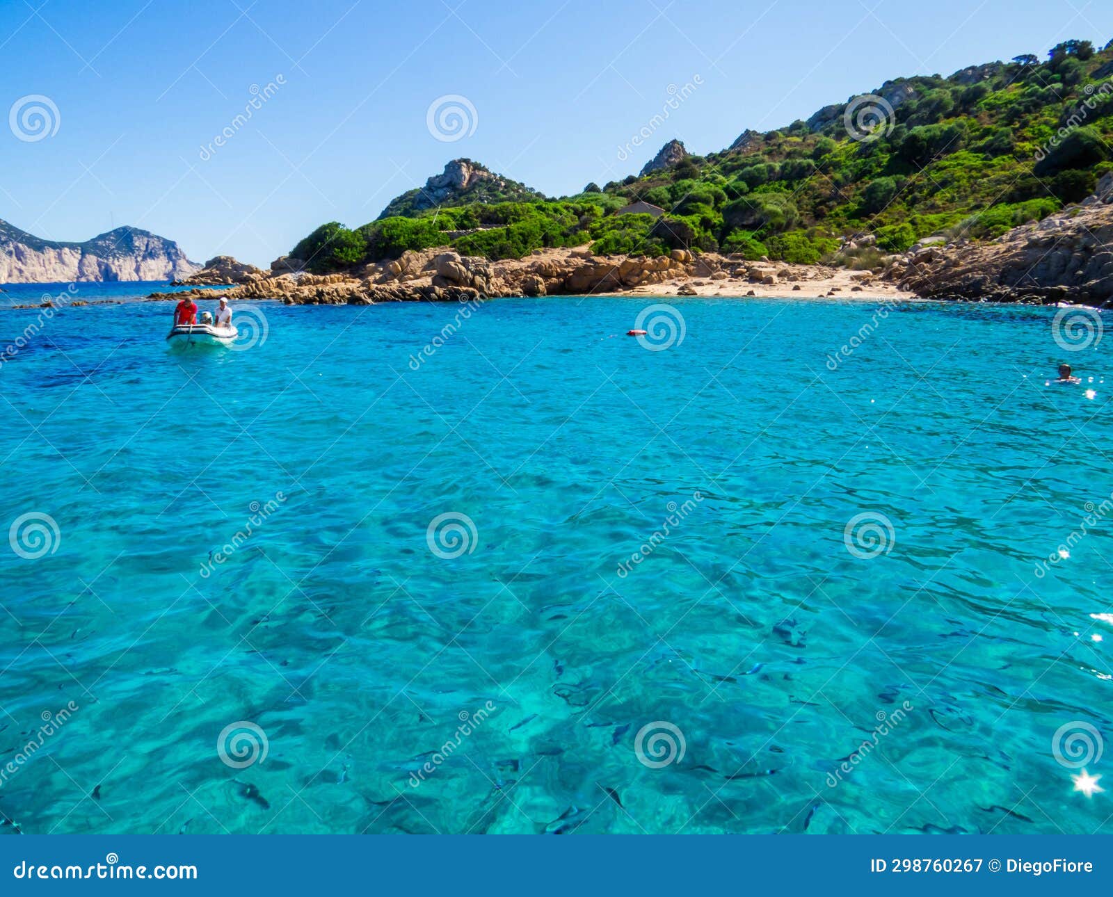 Molara Island, Sardinia stock image. Image of beach - 298760267