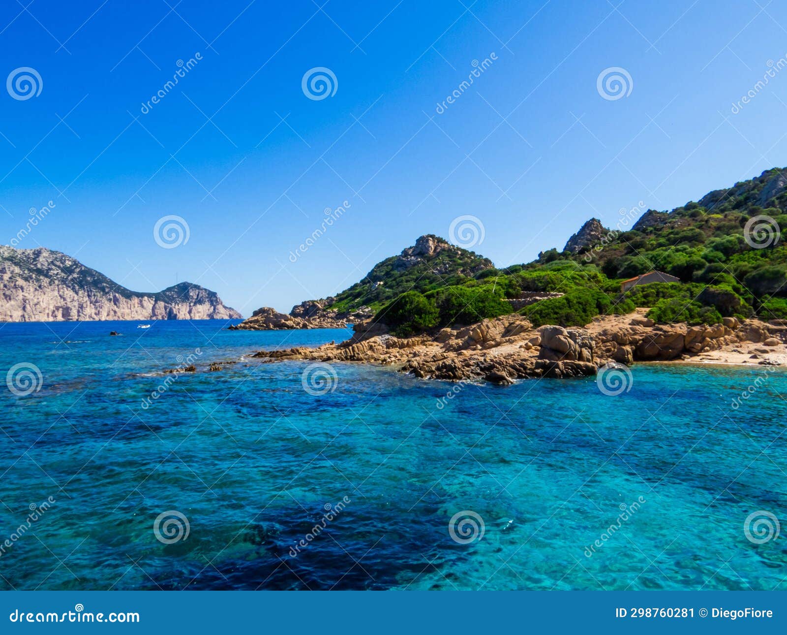 Molara Island, Sardinia stock image. Image of clear - 298760281