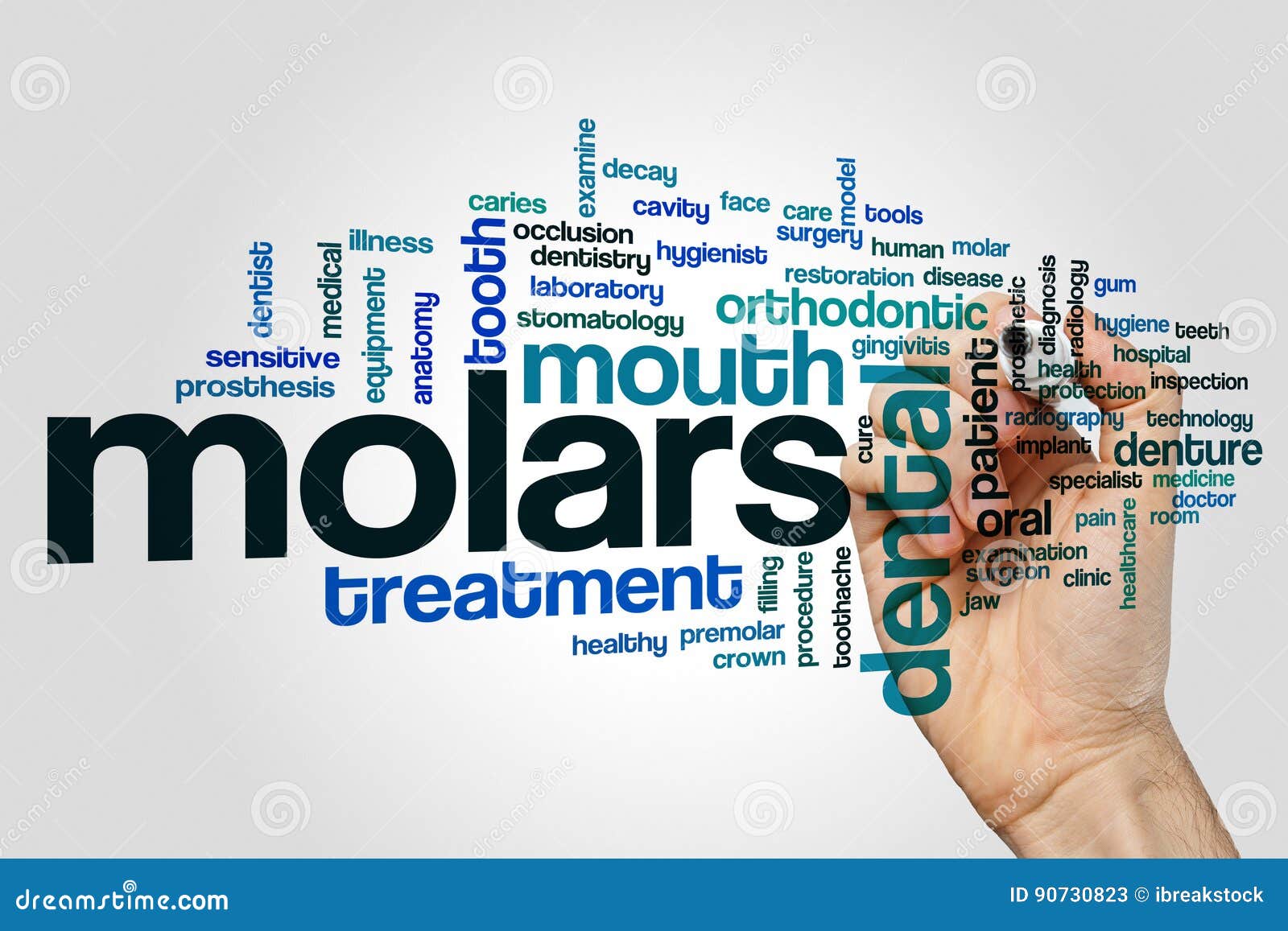 Molars word cloud stock image. Image of filling, disease - 90730823