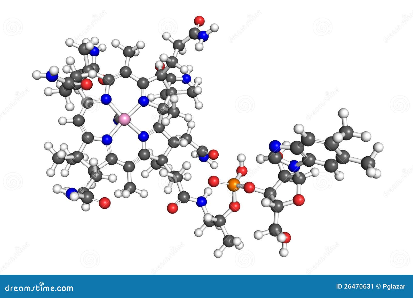 Molécula De La Vitamina B12 Imagen de archivo - Imagen: 26470631