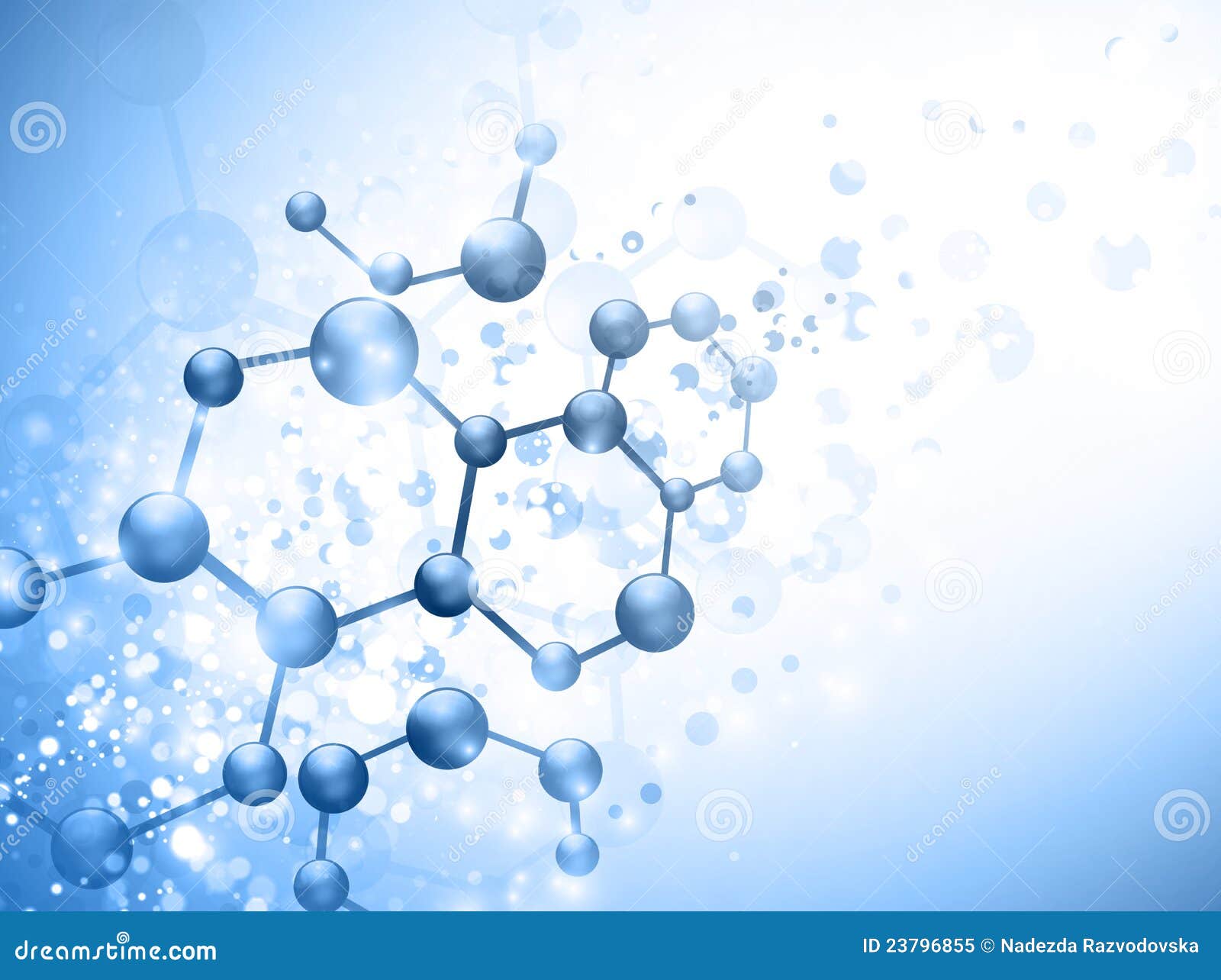 Molécule Photo libre de droits - Image: 23796855