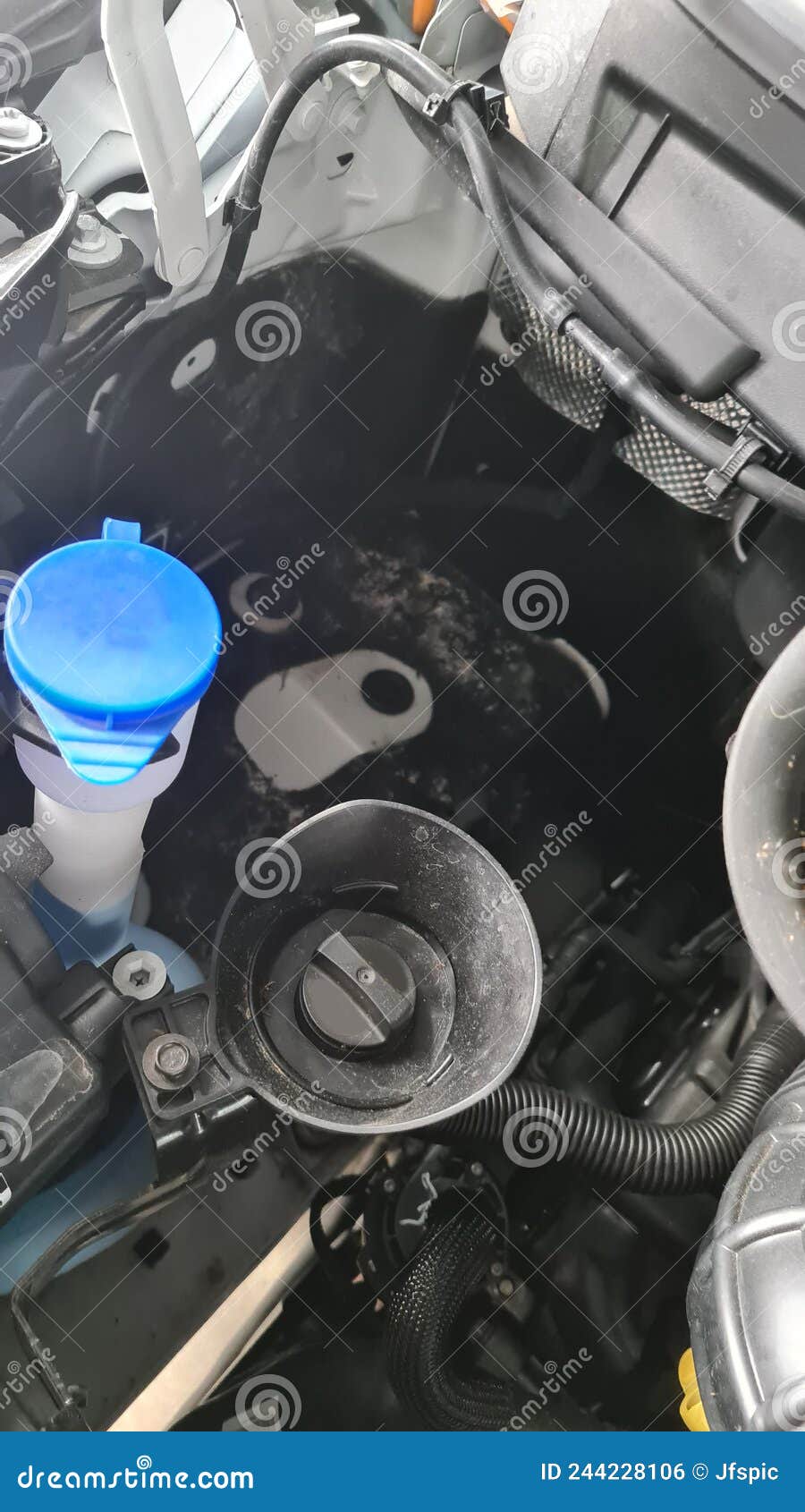 Mold in the Engine Compartment of an RV Stock Photo - Image of fenders ...