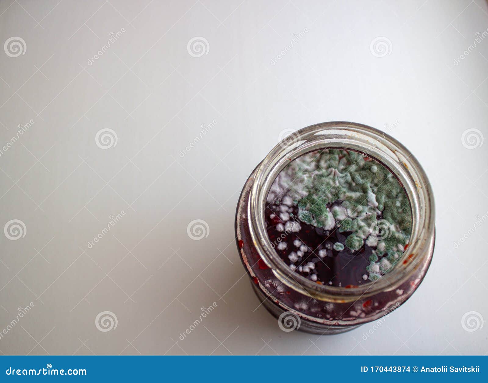 Mold in a Jar of Jam. Hazardous To Health Stock Photo - Image of ...