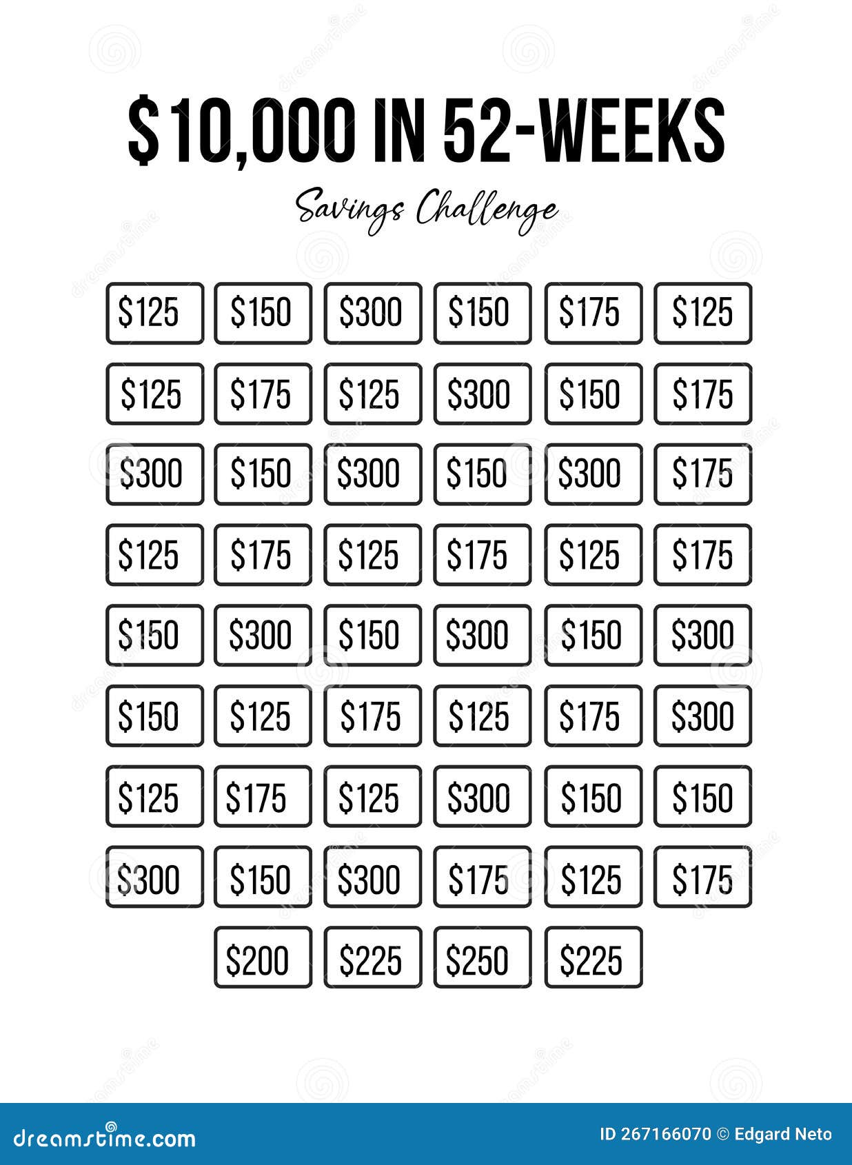 Save Money Challenge, 10k Savings Challenge, Monthly Budget Tracker ...