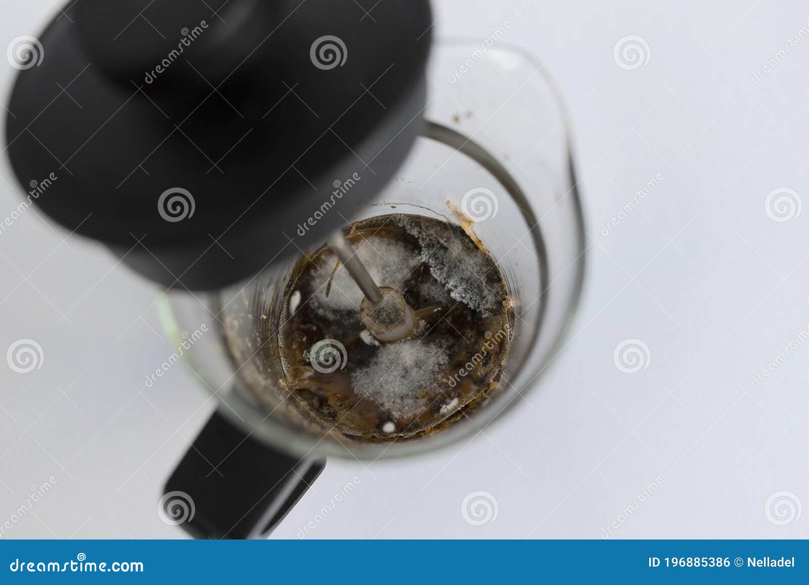 Mold in Tea Pot on White Background Stock Photo - Image of mould ...