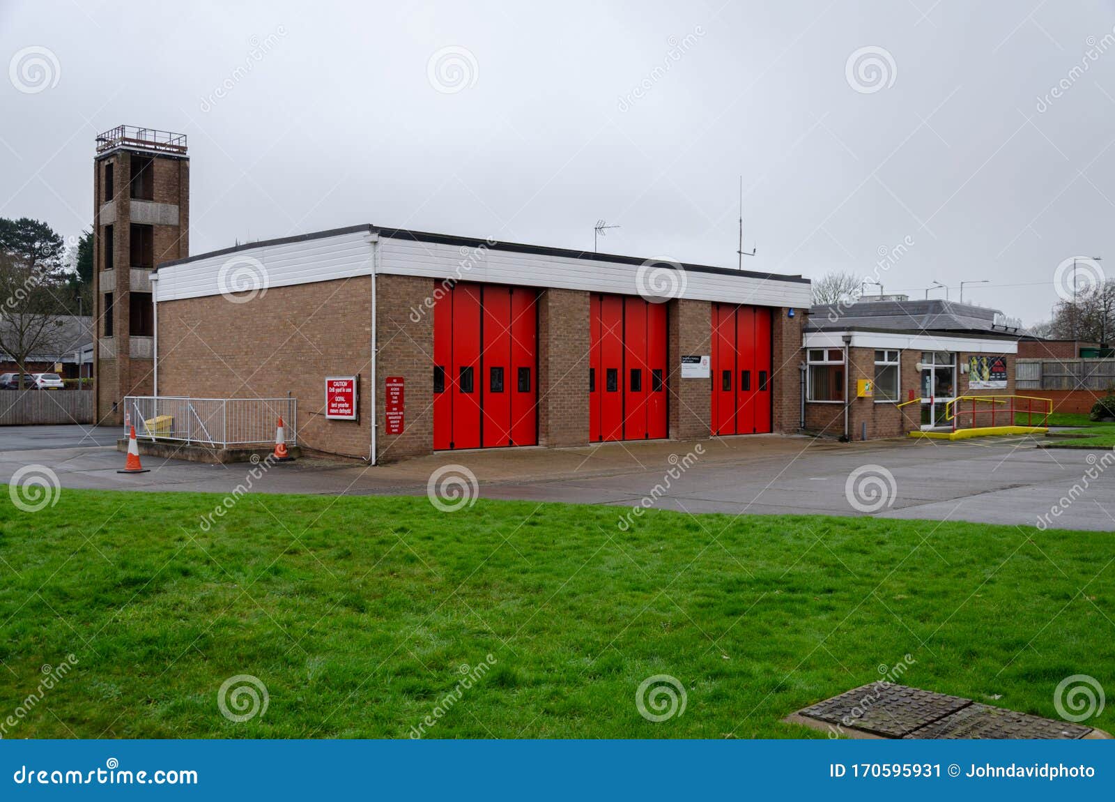 The fire station in Mold editorial photo. Image of protection - 170595931