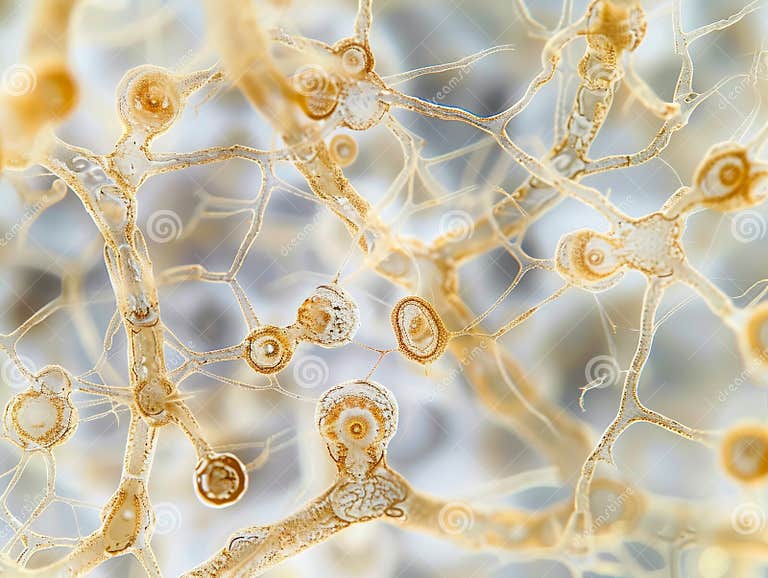 Mold under Microscope stock photo. Image of detailed - 322648110