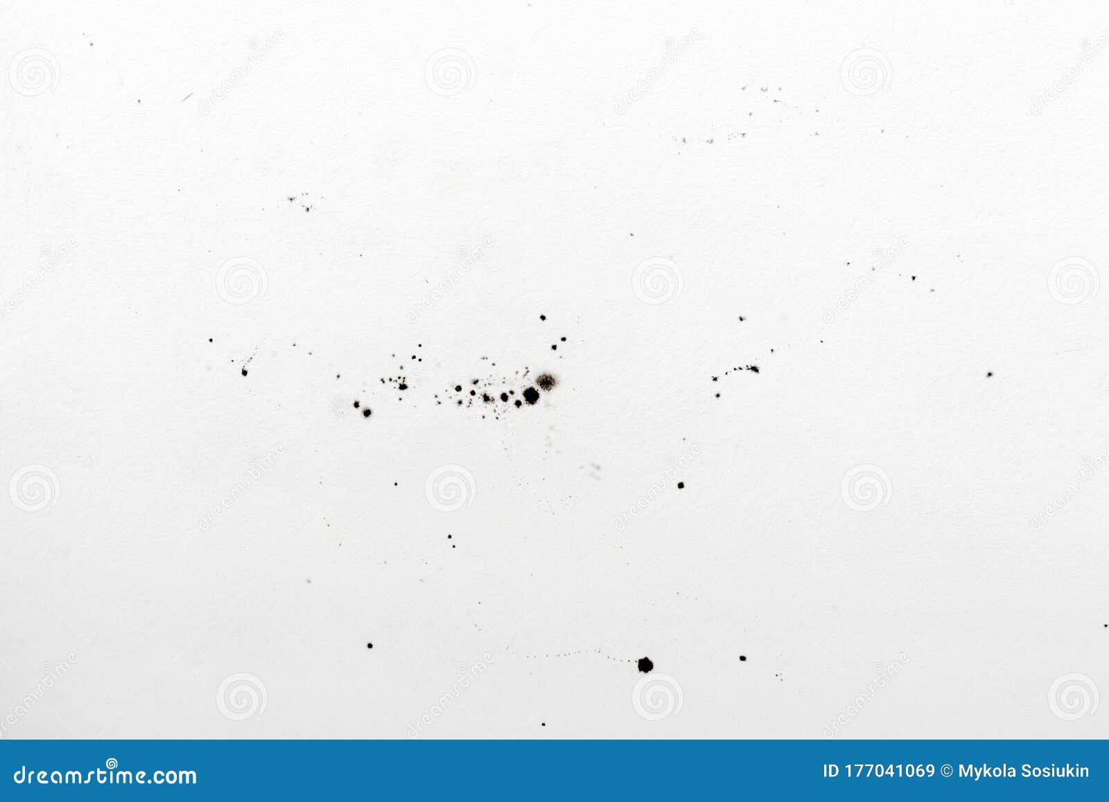 Mold on White Wall Texture or Background. Mold Growth on White Surface ...