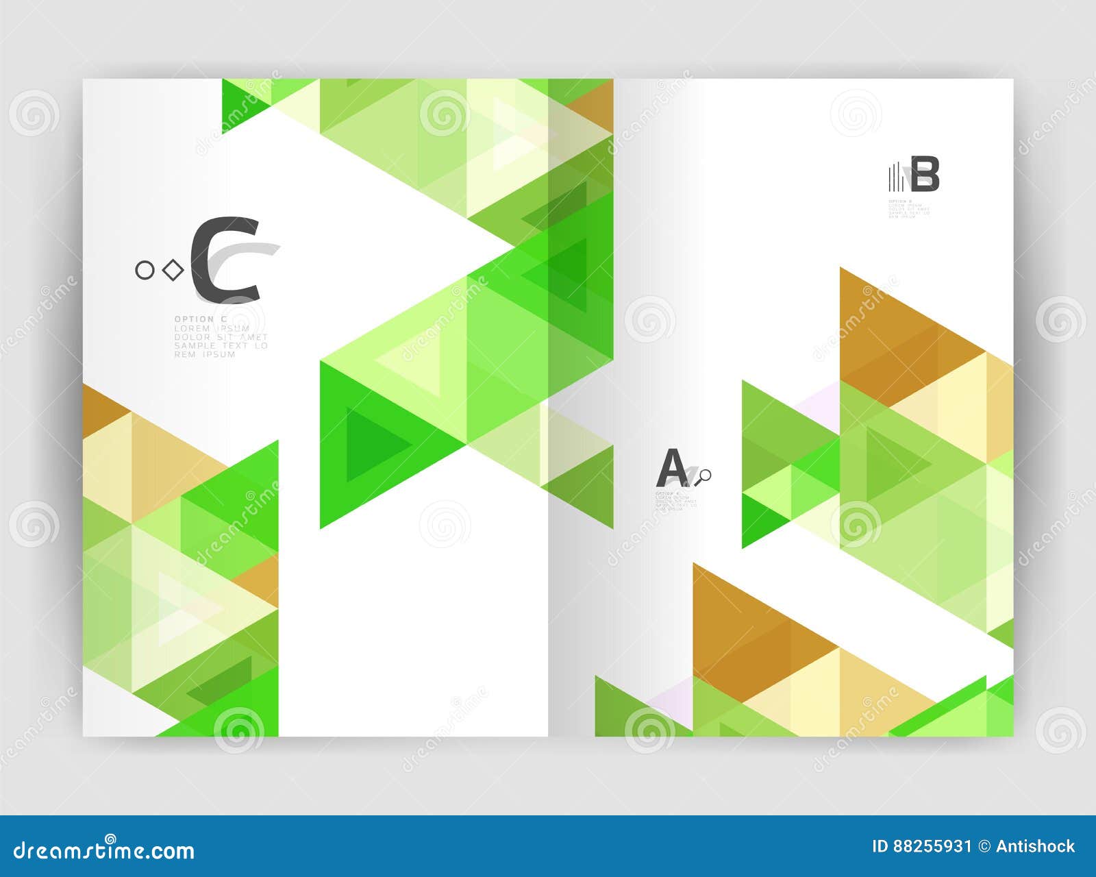 Molde Da Cópia Do Triângulo Do Vetor Ilustração Stock - Ilustração de ...