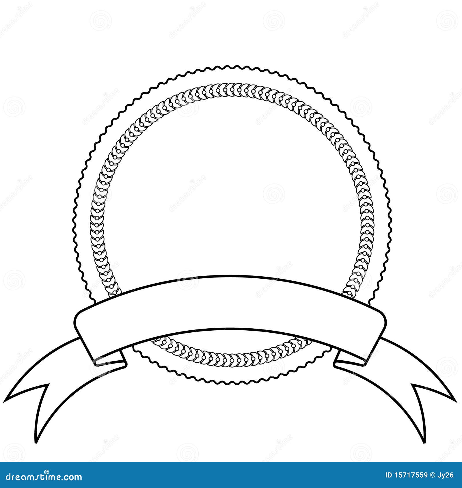 Molde Do Emblema E Da Bandeira Ilustração do Vetor - Ilustração de arte ...