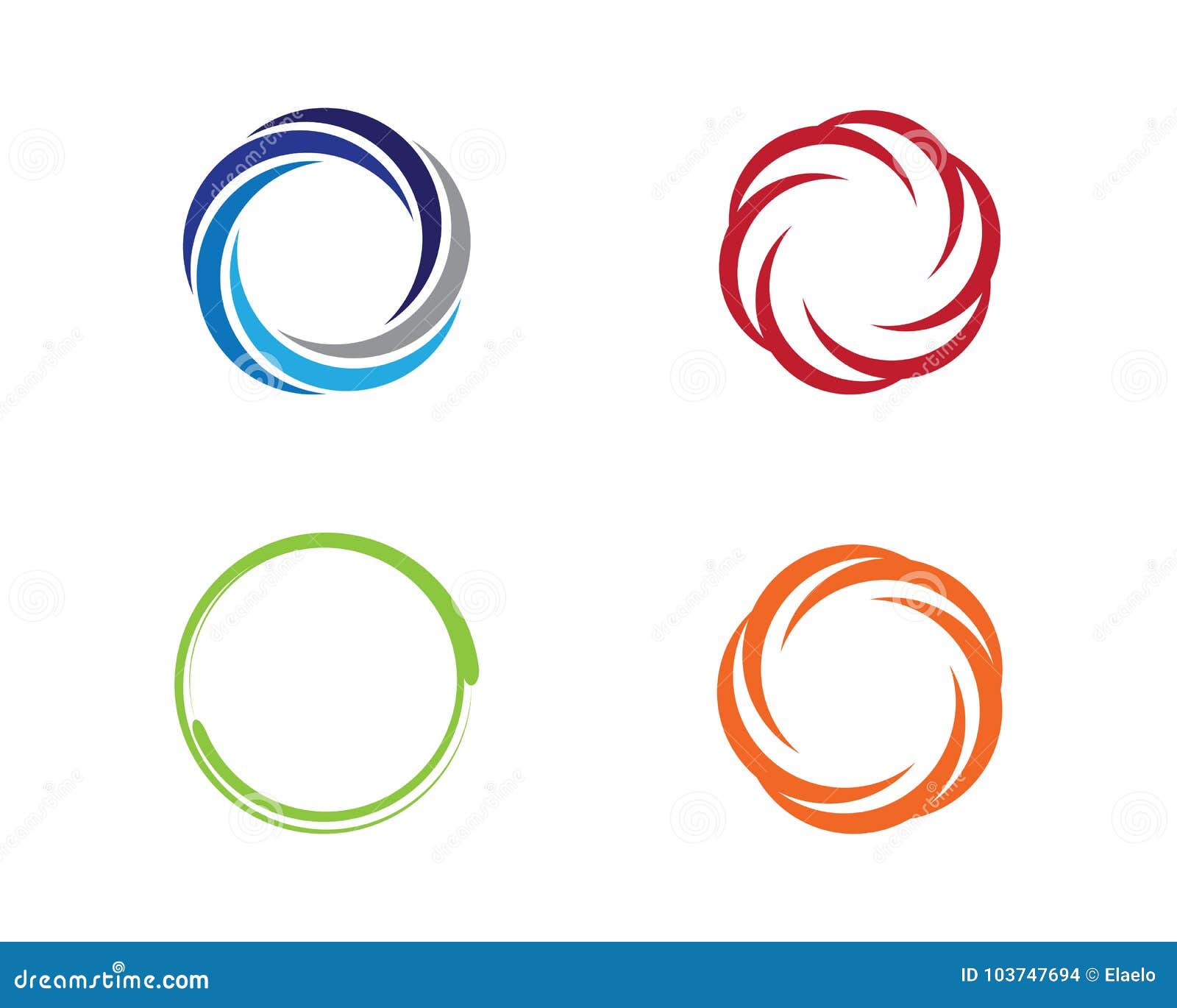 Molde Do Logotipo Do Círculo Ilustração do Vetor - Ilustração de ...