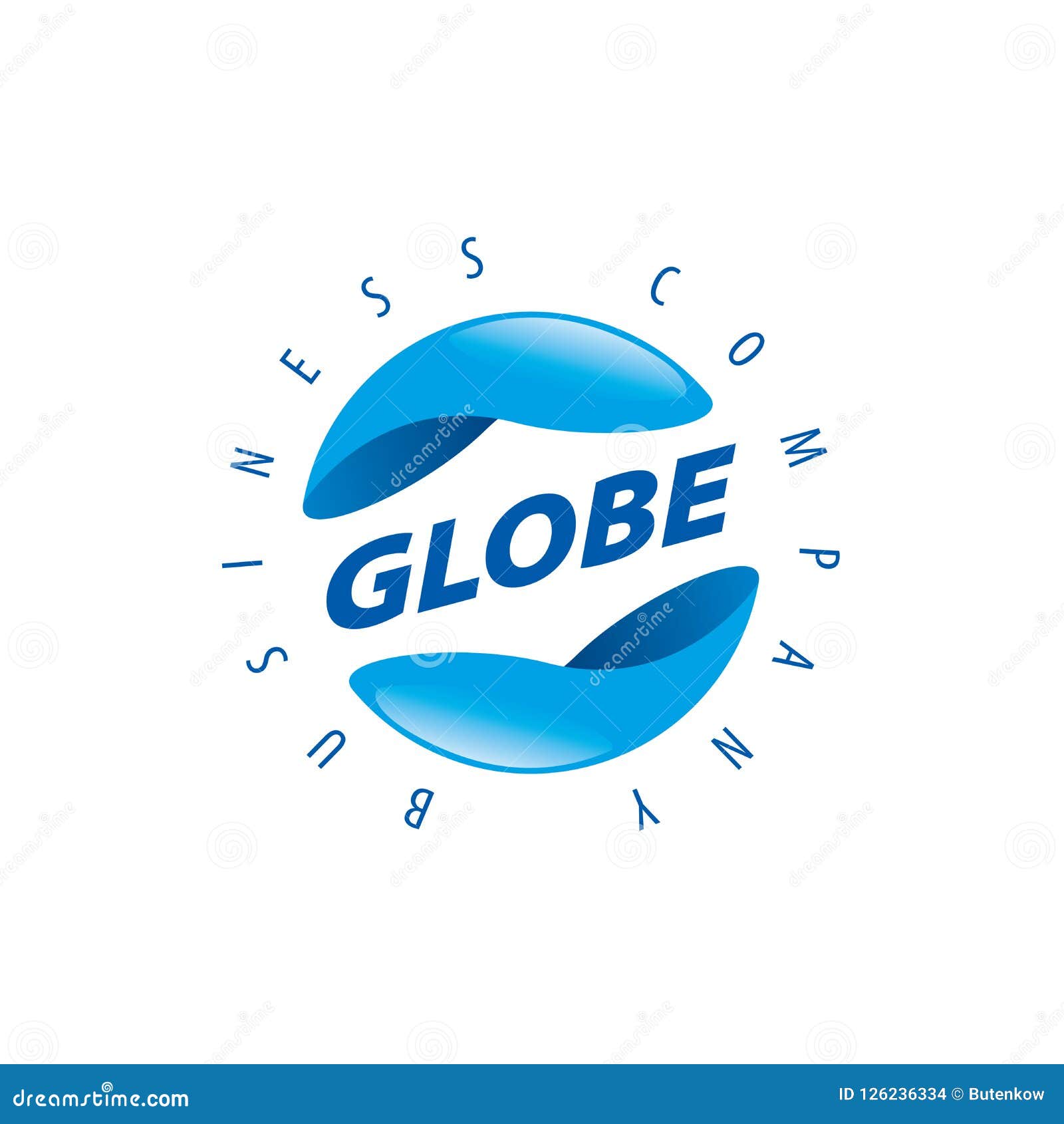 Molde Do Logotipo Da Terra Sinal Do Globo Ilustração Do Vetor