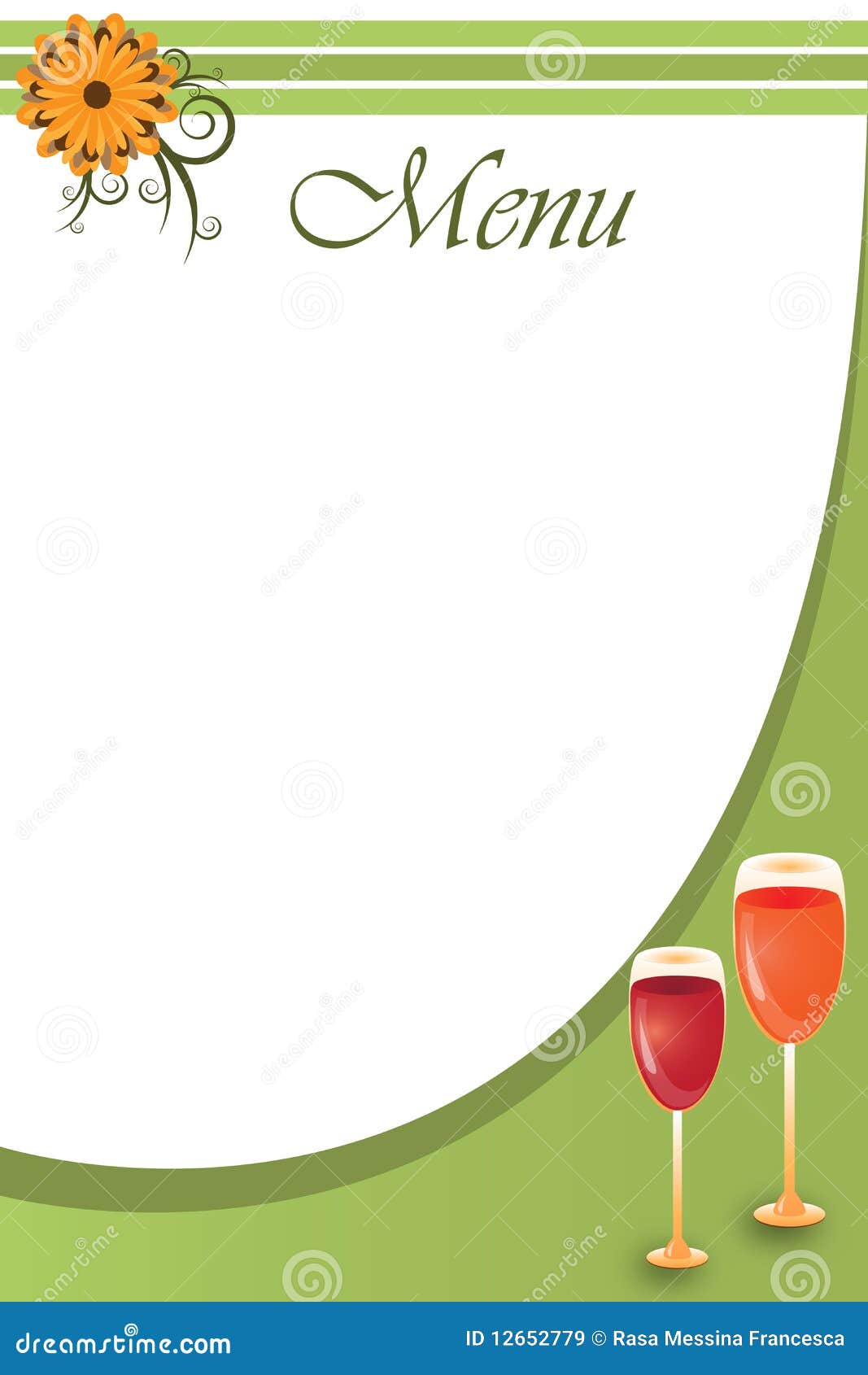 Molde Do Menu Do Fundo - Vetor Ilustração do Vetor - Ilustração de ...