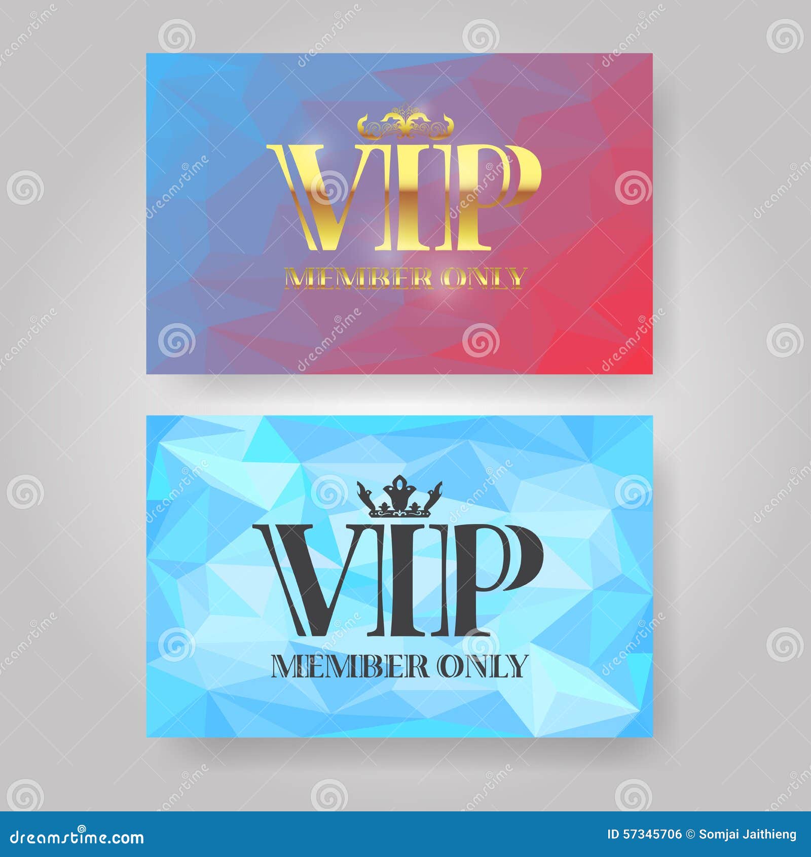 Molde Do Projeto De Cartão Do Membro Do VIP Ilustração do Vetor ...