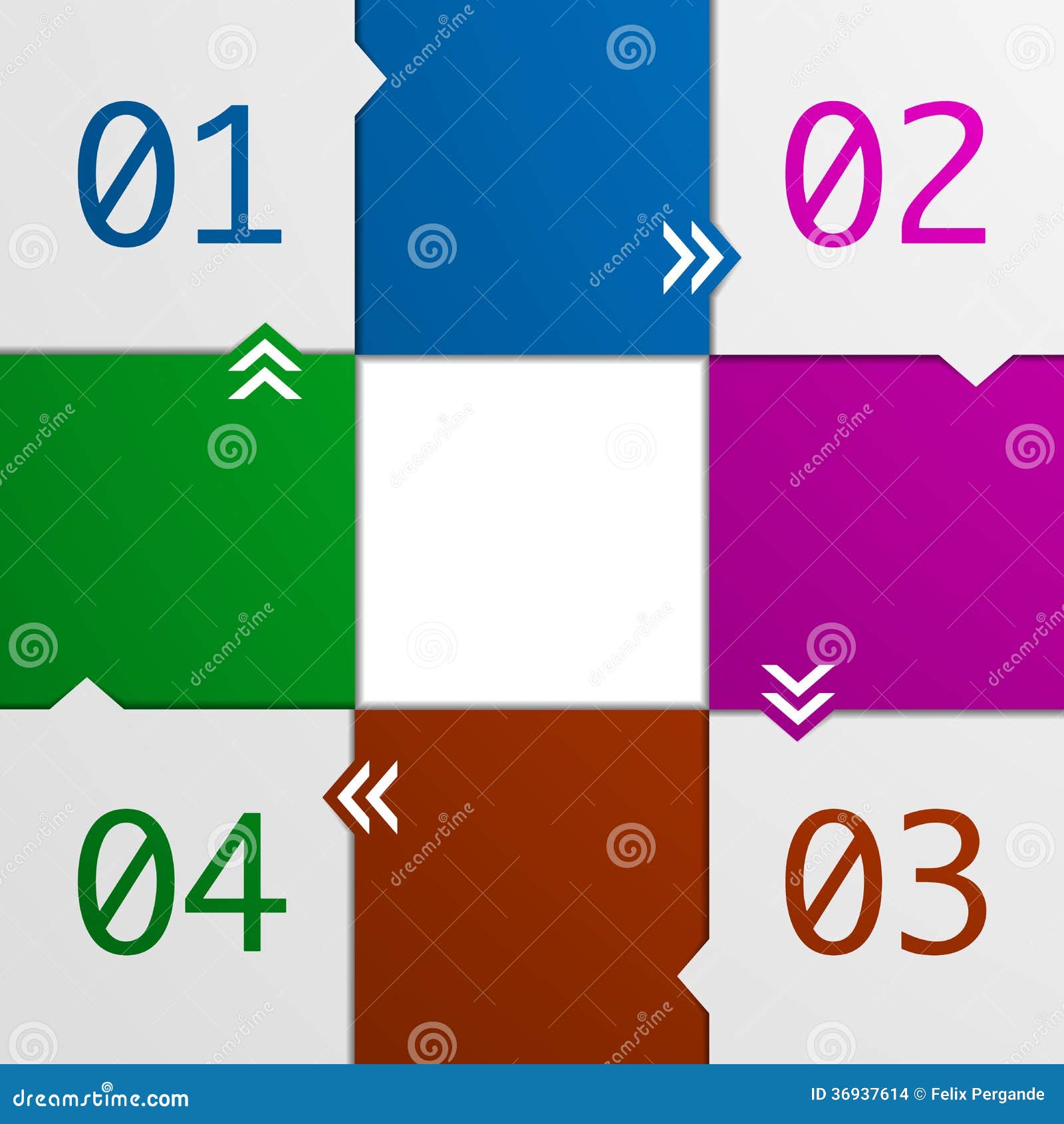 Molde Do Quadrado De Infographic Ilustração do Vetor - Ilustração de ...