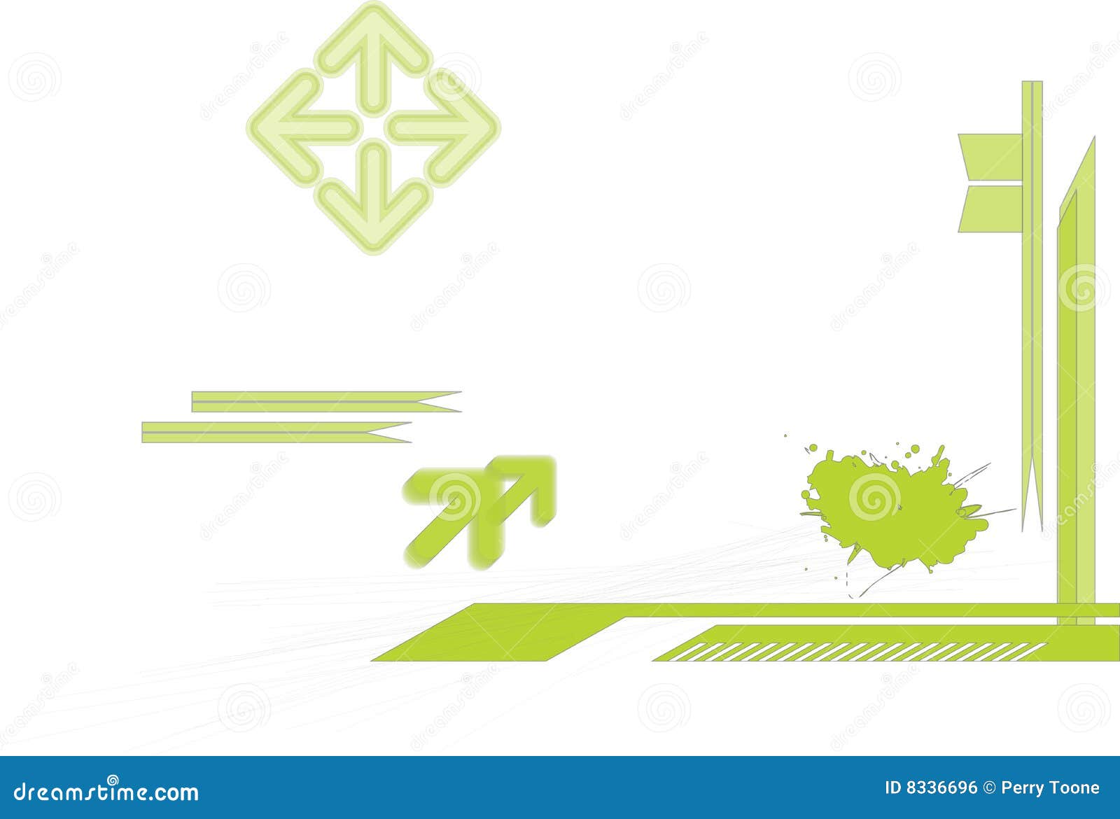 Molde Dos Elementos Da Seta Ilustração do Vetor - Ilustração de projeto ...